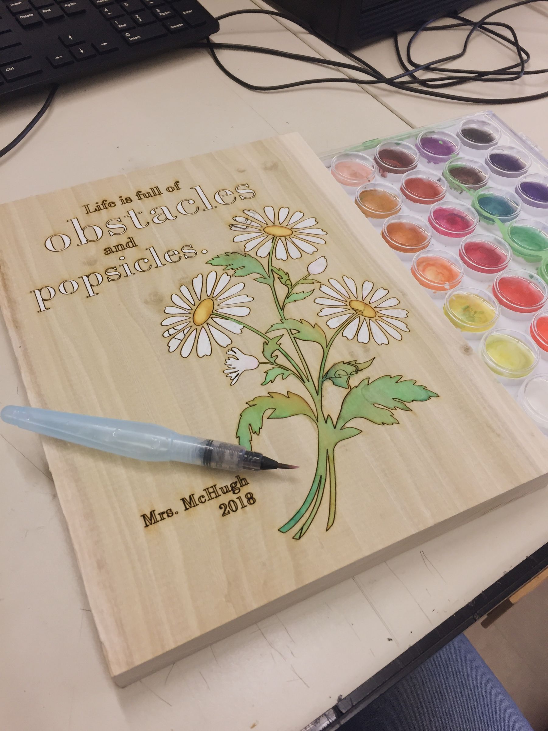 Flower Engraved Plaque : 4 Steps - Instructables