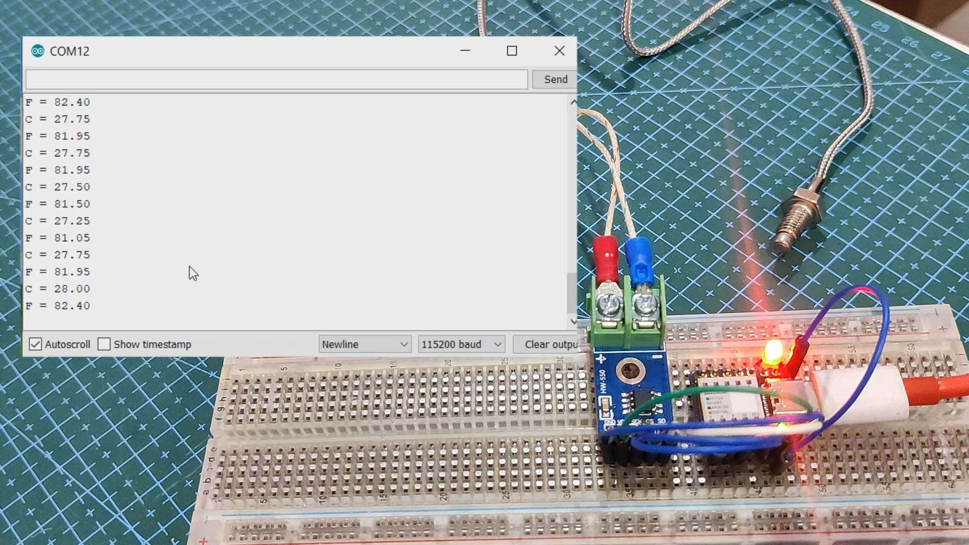 MAX6675 Temp Sensor With XIAO M0 : 7 Steps (with Pictures) - Instructables
