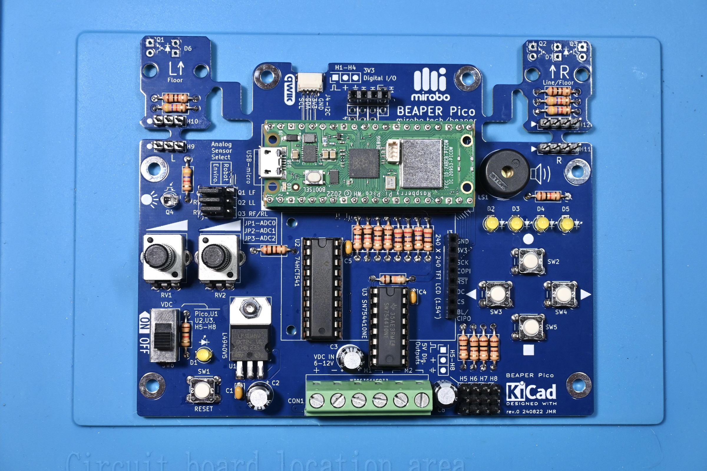 BEAPER Pico: the Beginner Electronics and Programming Educational Robot ...