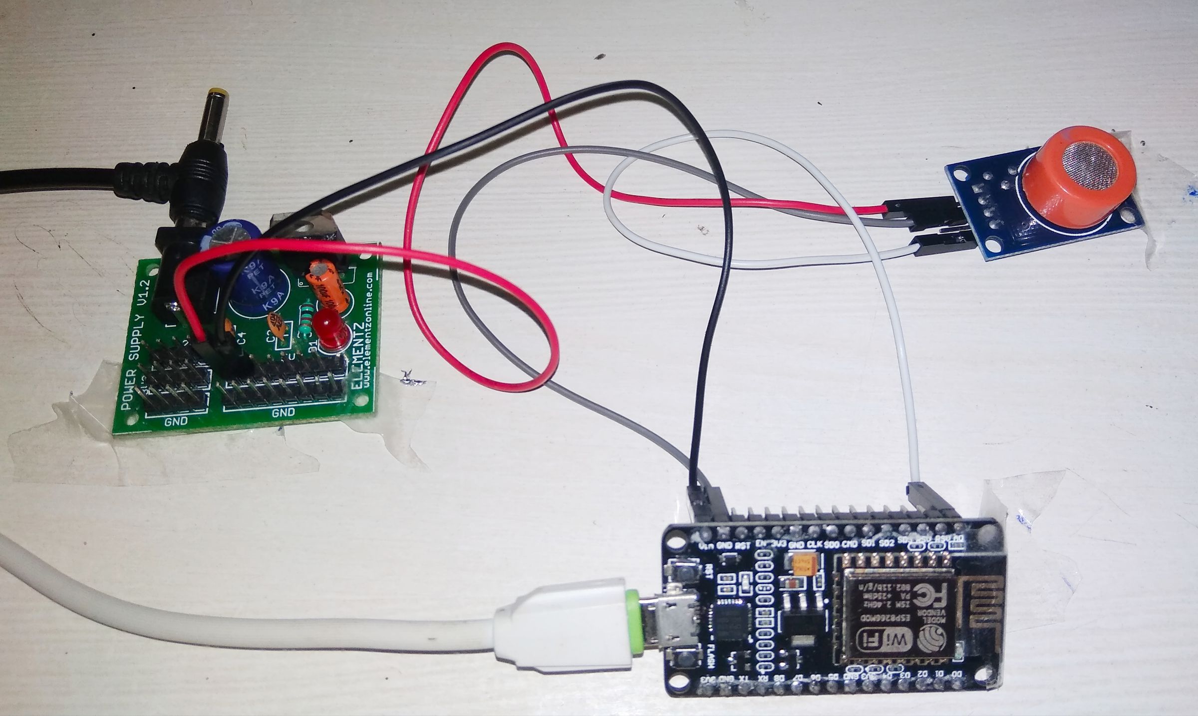 Air Monitoring System Using NodeMCU and IOT Thingspeak : 4 Steps ...