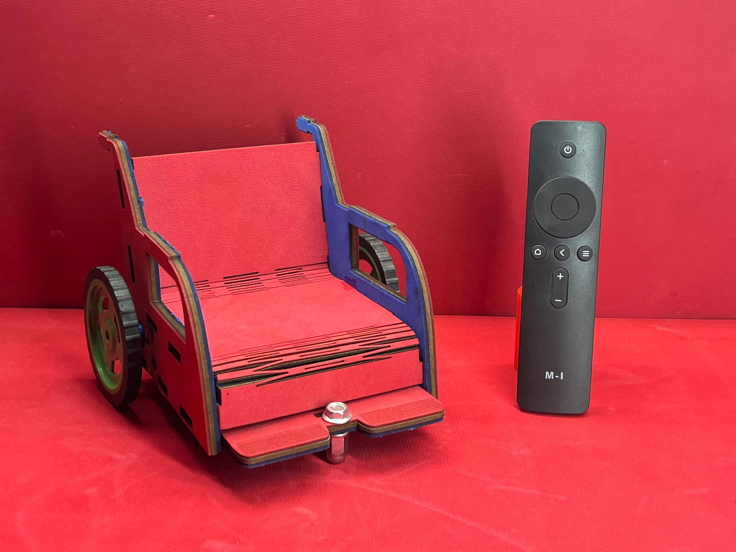 IR Remote Controlled Wheel Chair for Disabled Person : 9 Steps ...