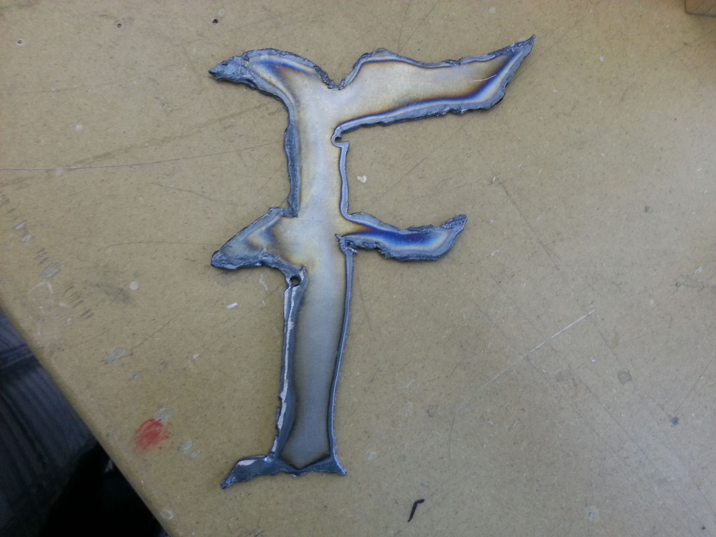 How to Plasma Cut Calligraphy Letters : 8 Steps - Instructables