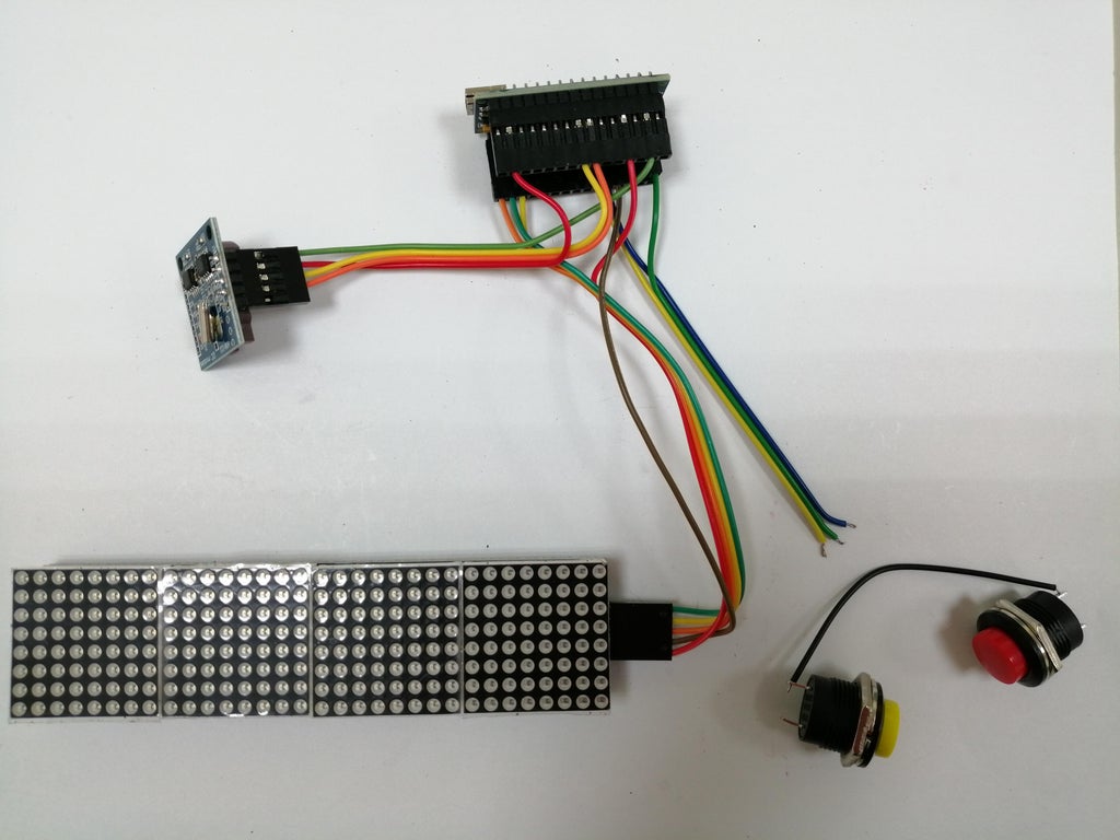 Arduino Nano Mini Led Matrix Clock Instructables