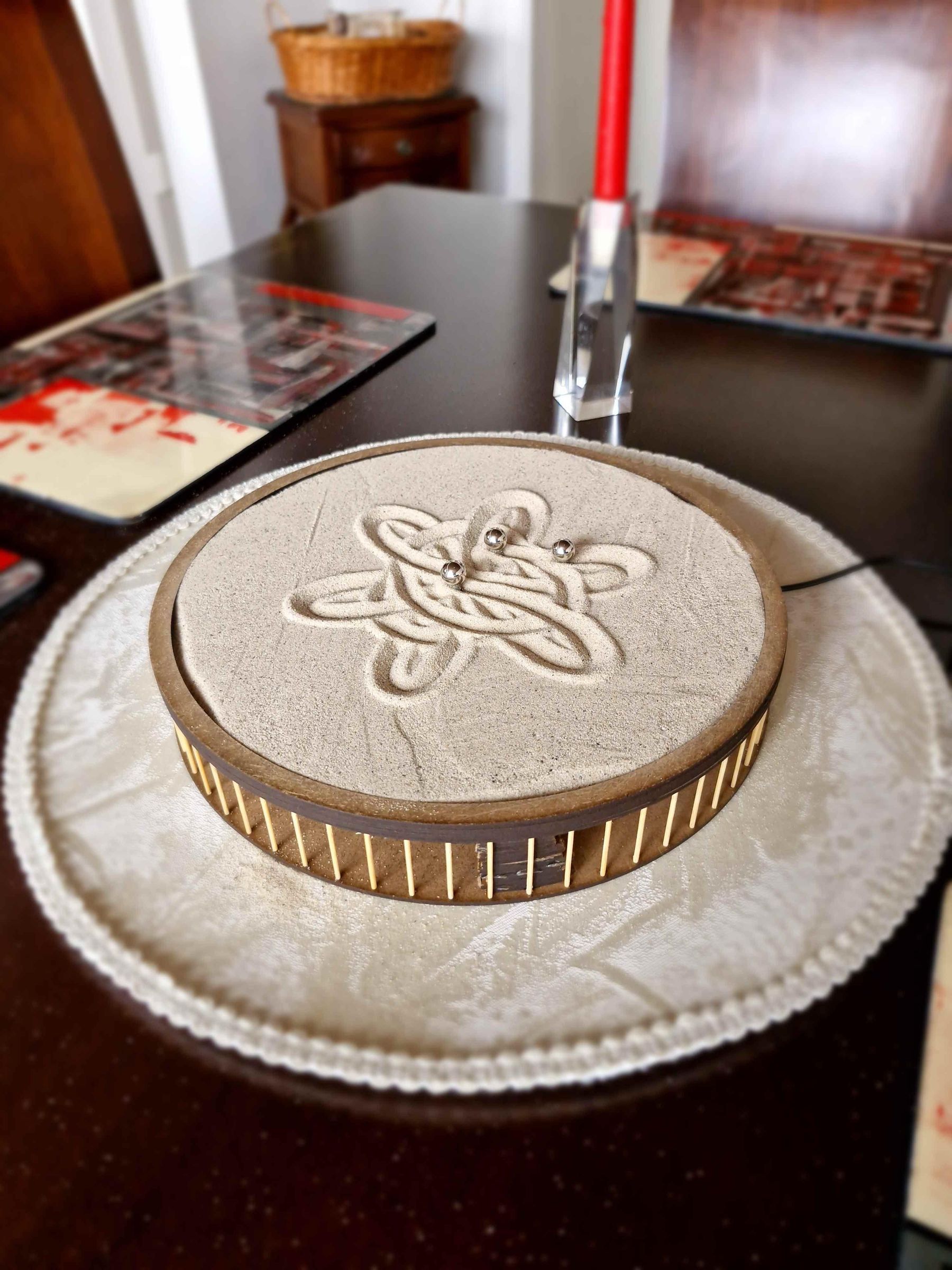 Create a Mesmerizing Kinetic Sand Table With Just One Motor : 21 Steps (with Pictures ...