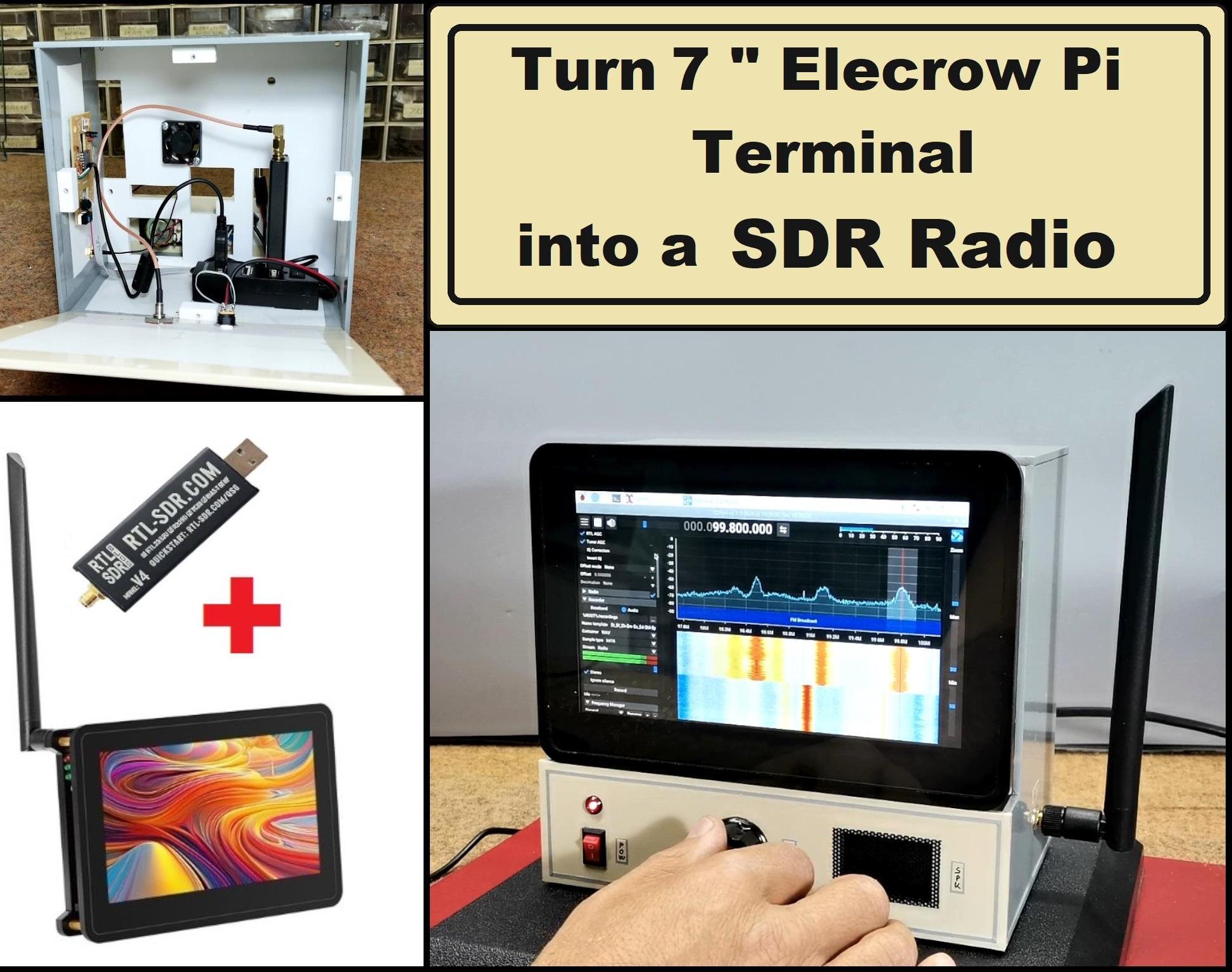 How to Turn a 7 Inch Elecrow Pi Terminal Into a Standalone SDR Radio : 5 Steps - Instructables