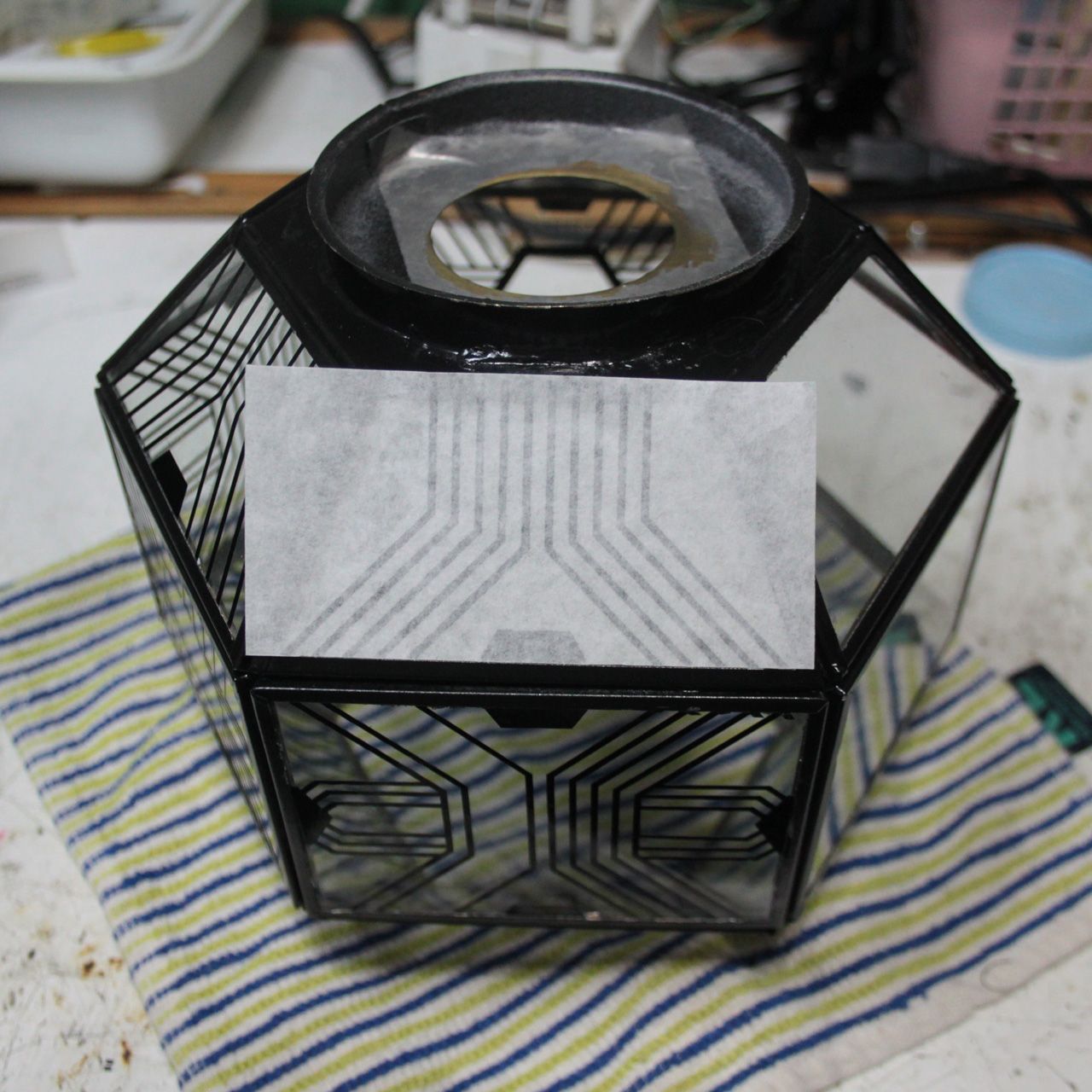 Glass Hexagon LED Pixel Fixture : 8 Steps (with Pictures) - Instructables