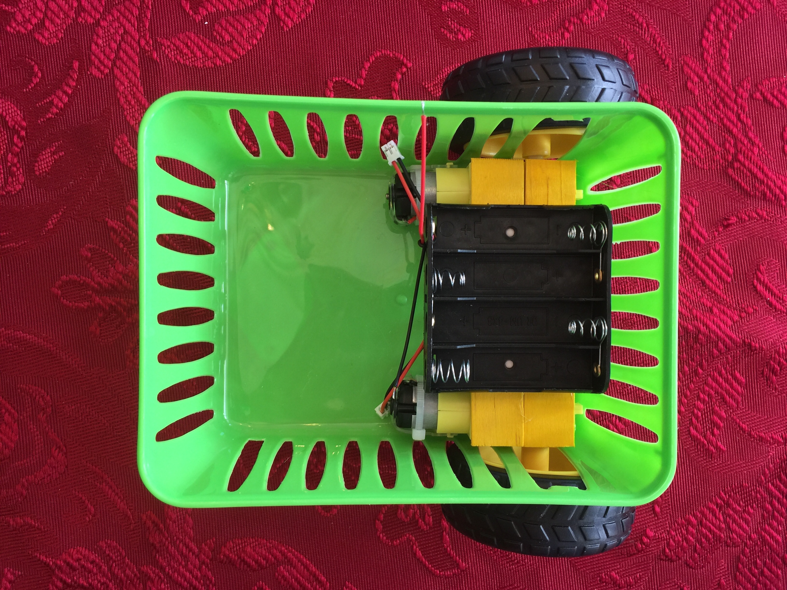 BasketBot - a Robot Car Made With a Plastic Basket : 12 Steps ...