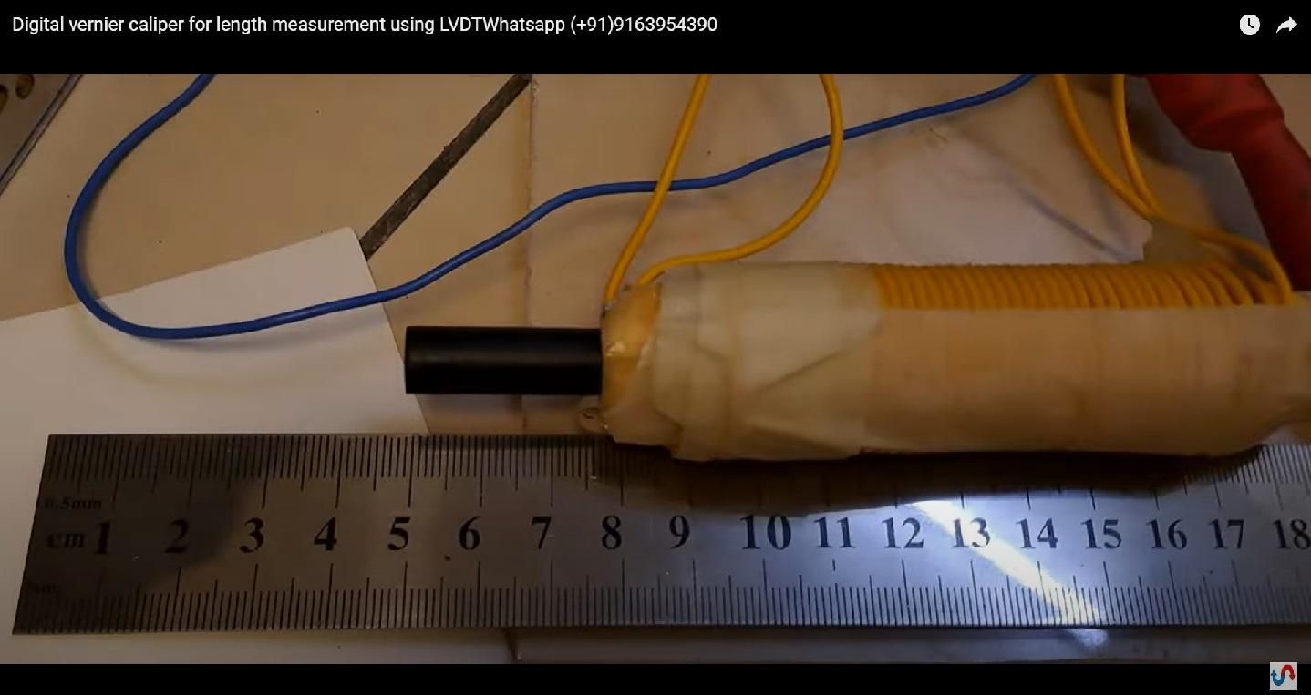 Digital Vernier Caliper for Length Measurement Using LVDT and Arduino ...
