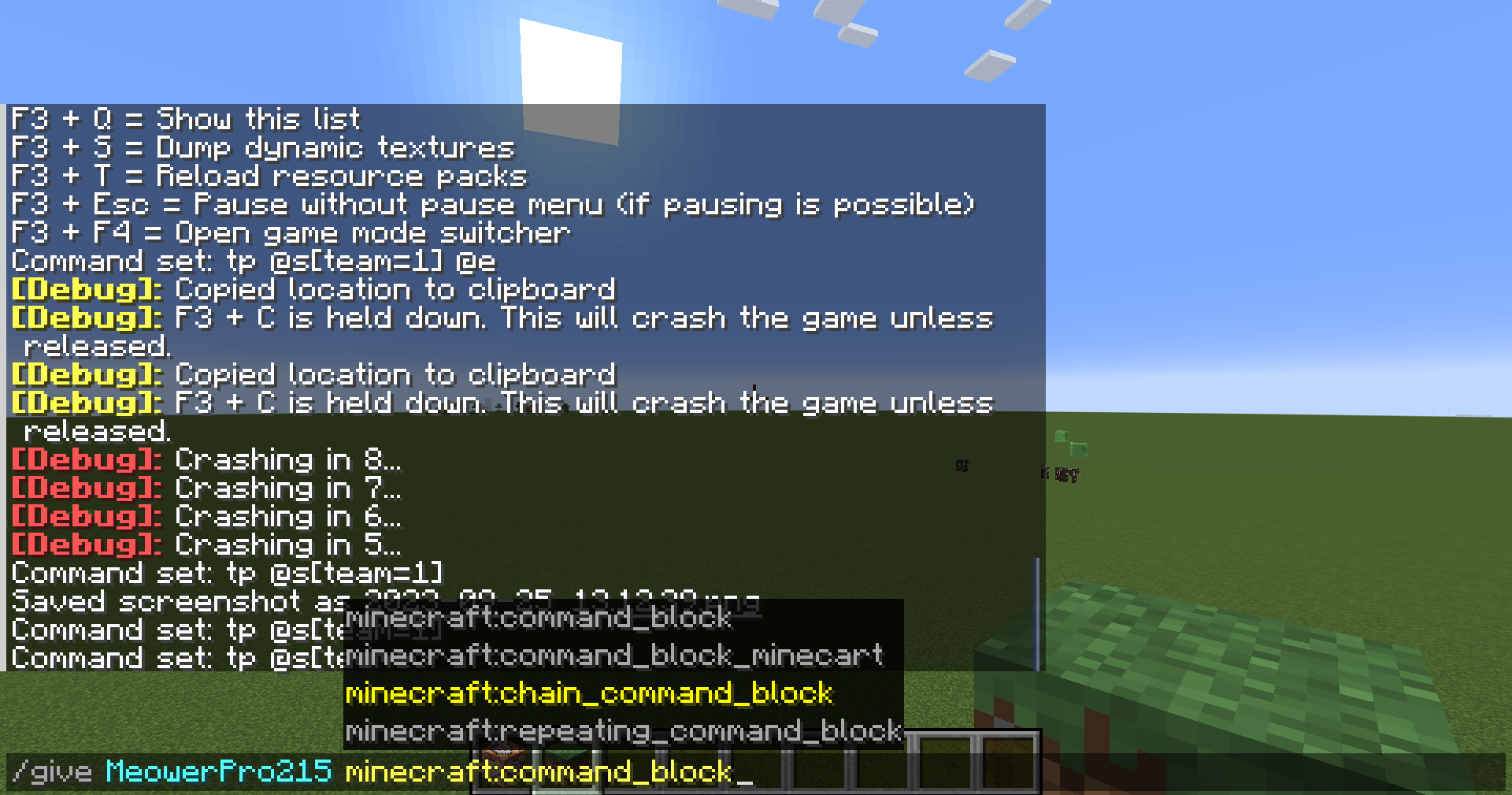 How to Become Frozen in Minecraft : 6 Steps - Instructables