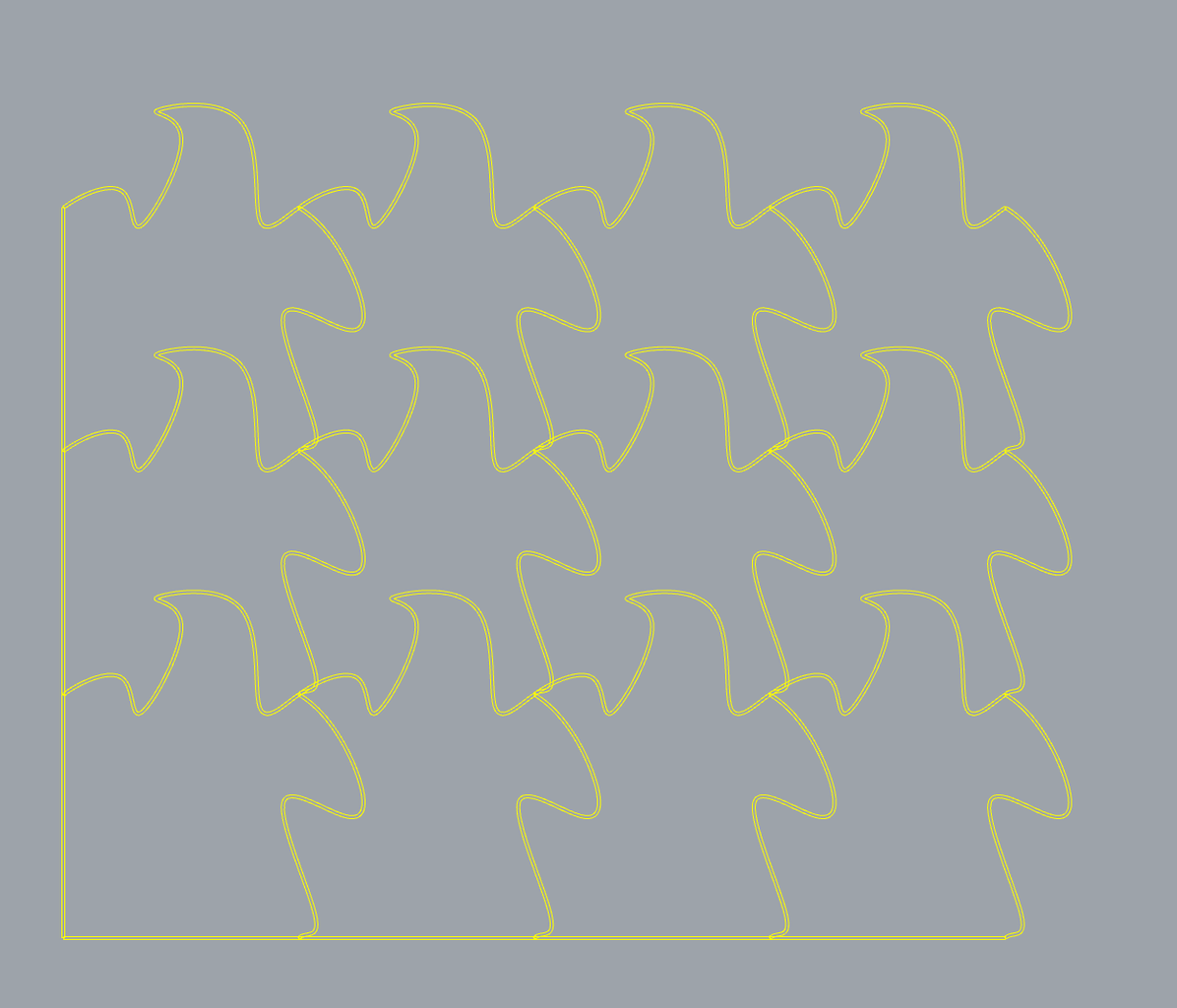 Parametric Puzzle Tessellation Patterns 6 Steps Instructables