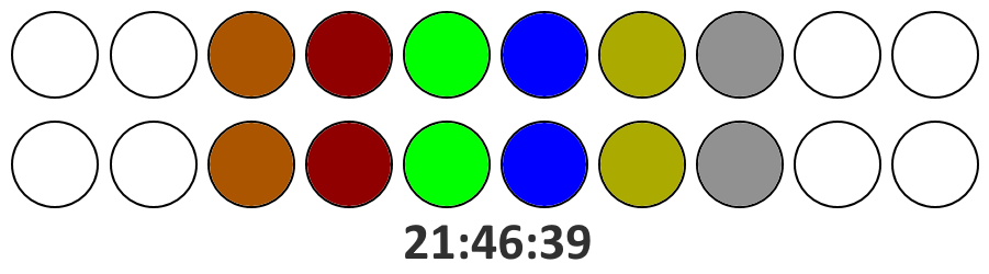 Color Coded Clock - Colors Show the Time : 5 Steps (with Pictures ...