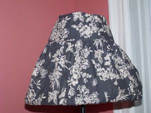 Removable Skirt Lampshade Covering : 6 Steps - Instructables