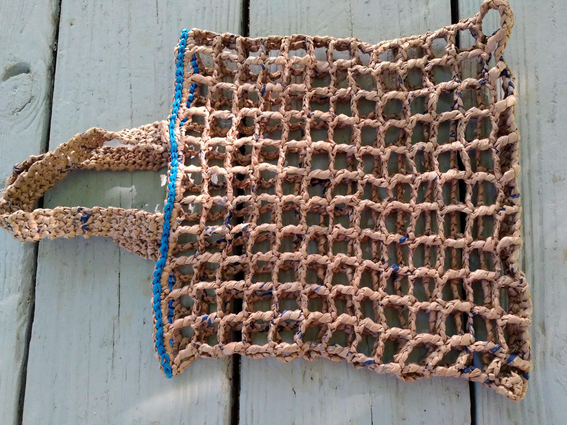 Mesh Tote Bags From Single-Use Plastic Bags : 8 Steps (with Pictures ...