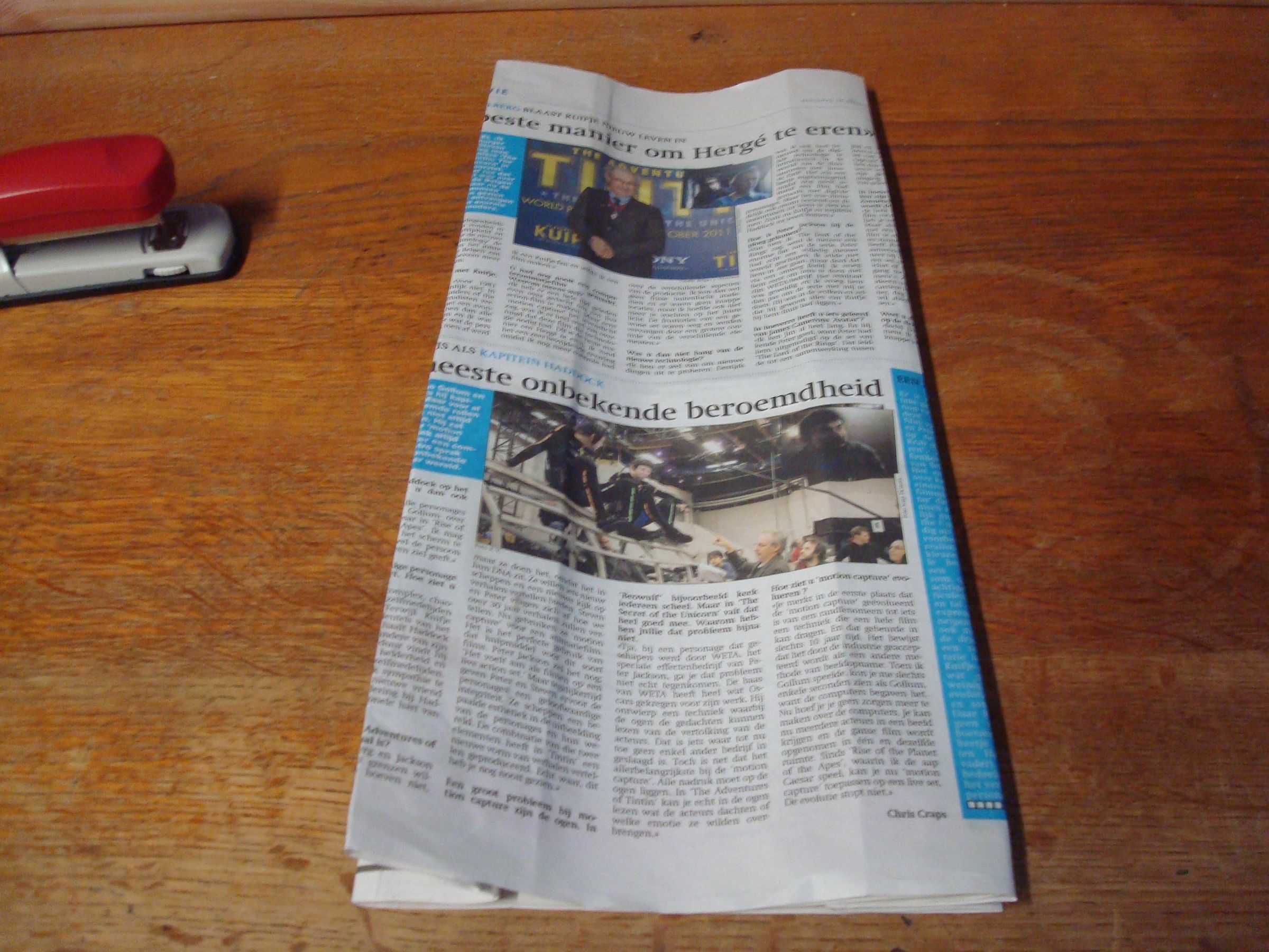 5 Minute Newspaper Bag : 4 Steps - Instructables