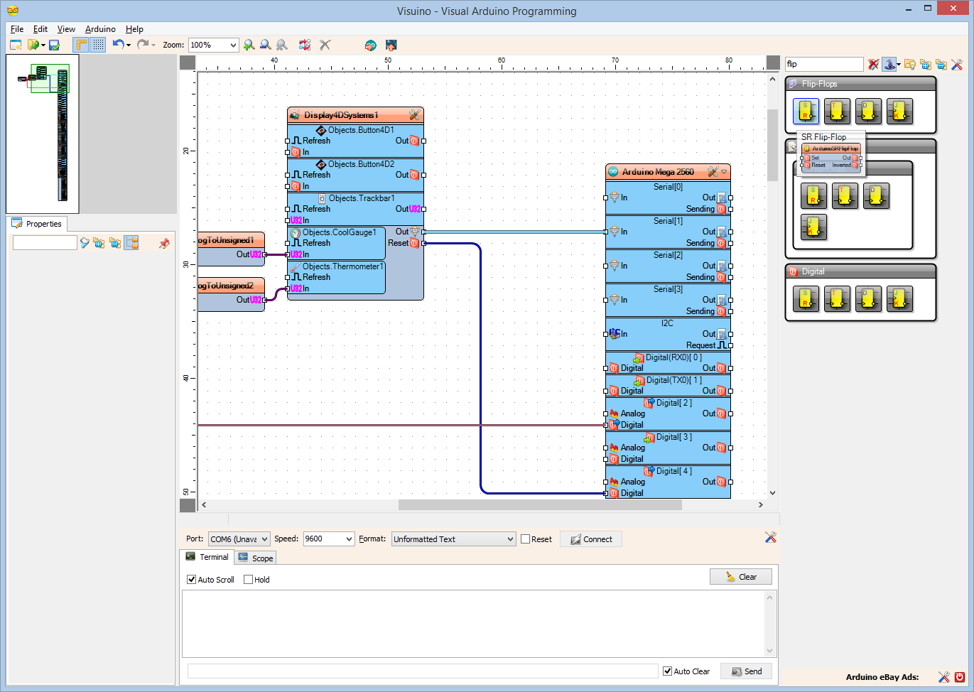 Arduino and Visuino: Connect 4D Systems ViSi Genie Smart Touchscreen ...