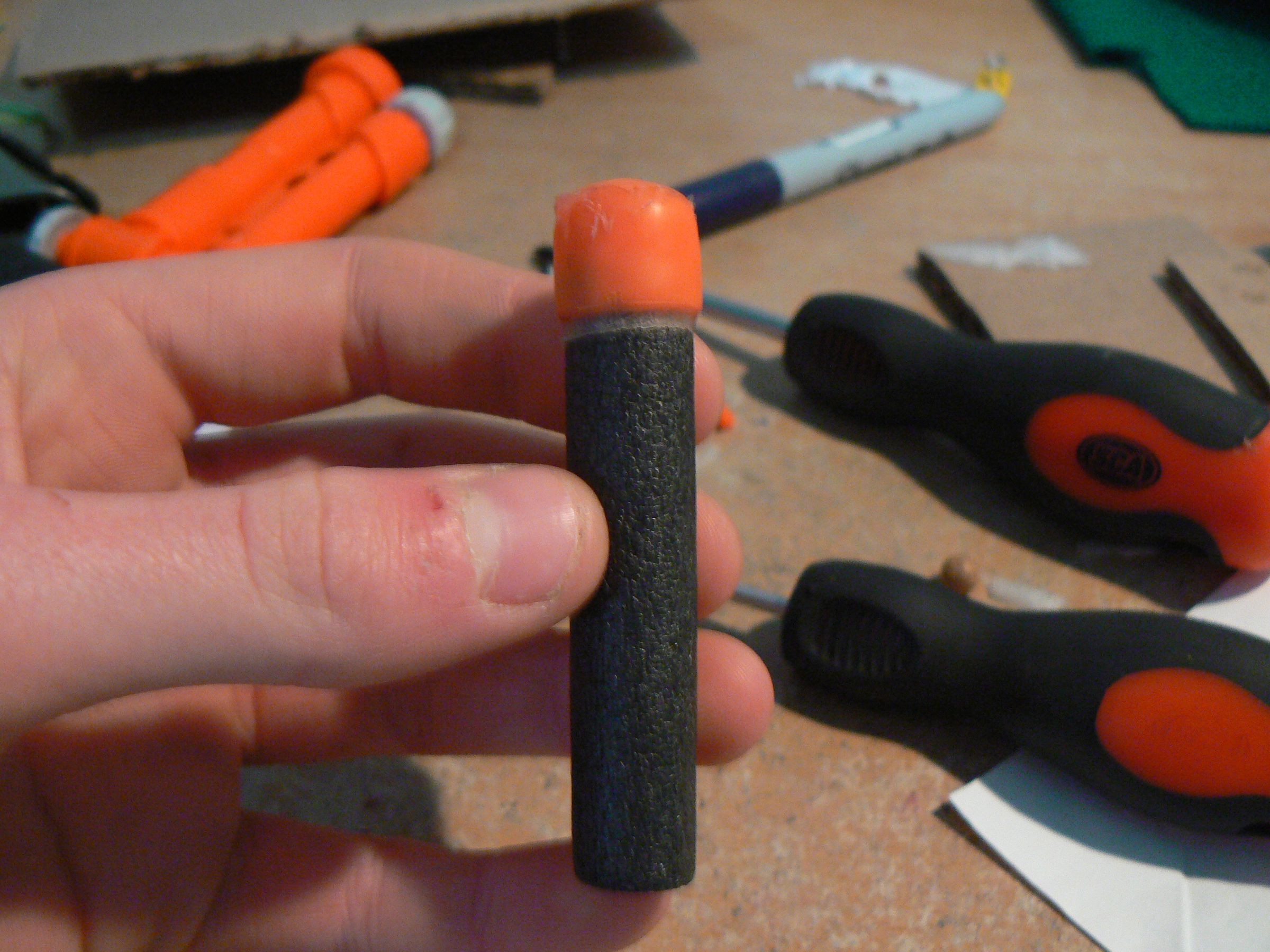 How to Modify a Nerf Bullet/Dart : 4 Steps - Instructables