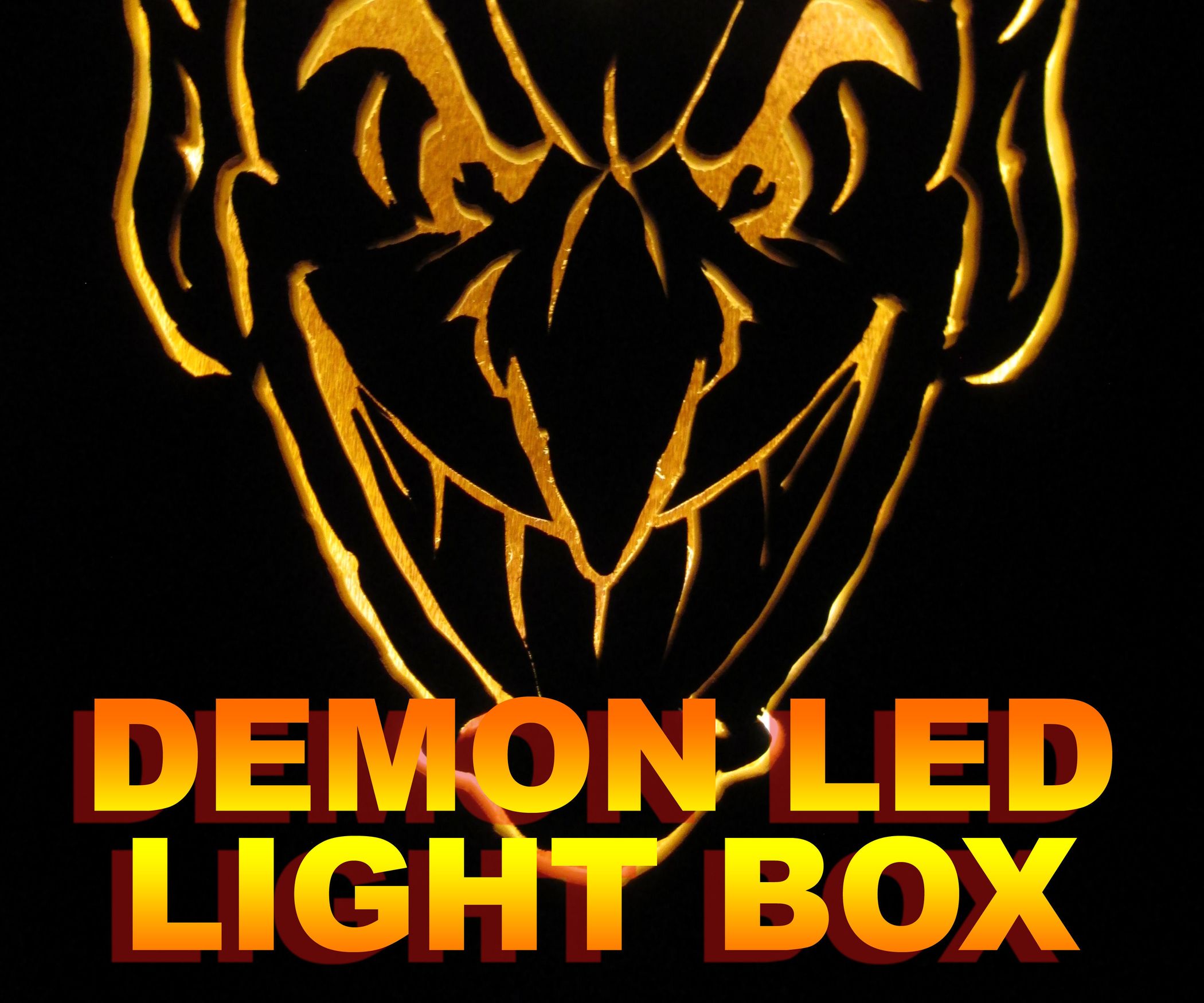 Demon LED Light Box : 16 Steps (with Pictures) - Instructables