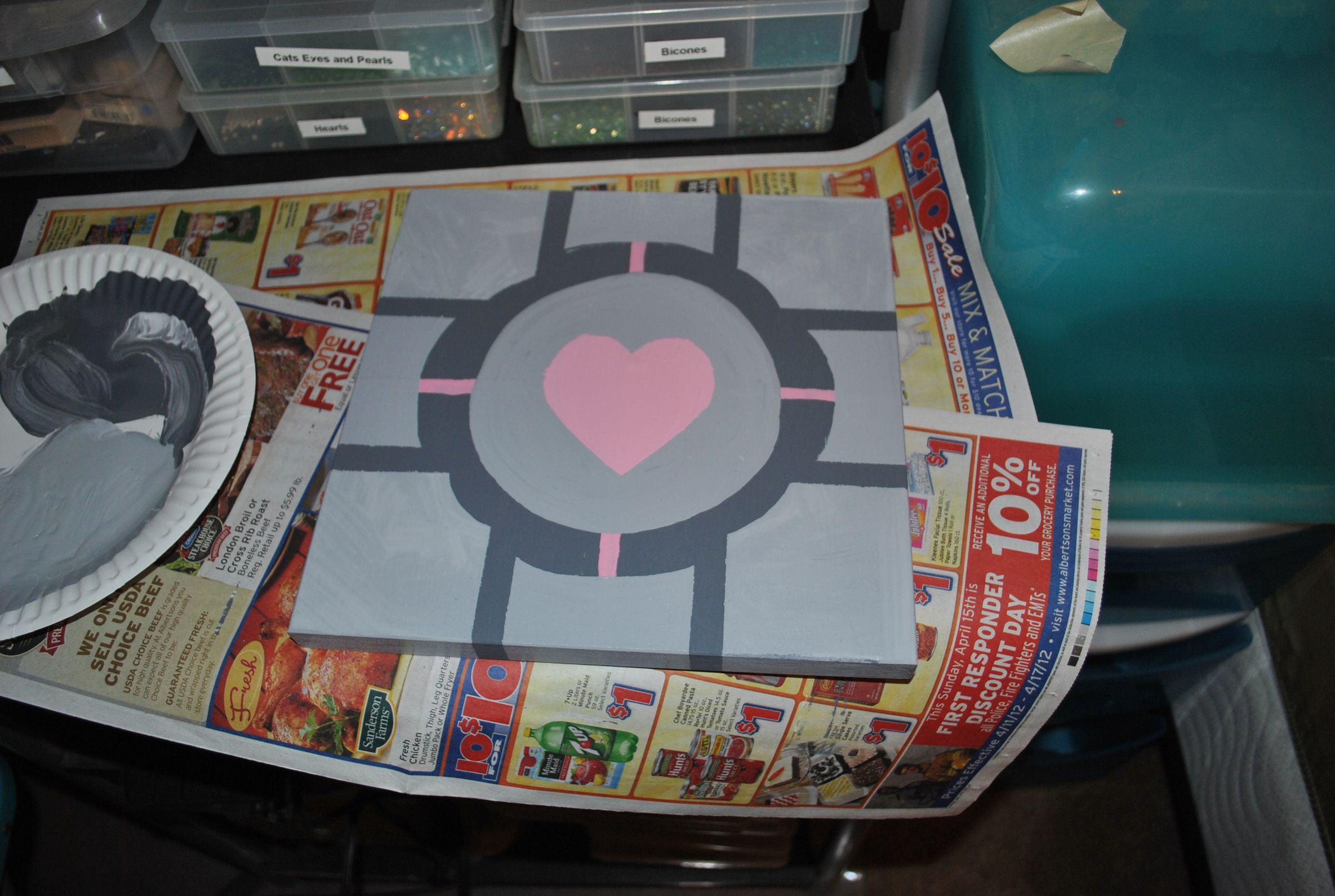 Companion Cube Clock : 7 Steps - Instructables