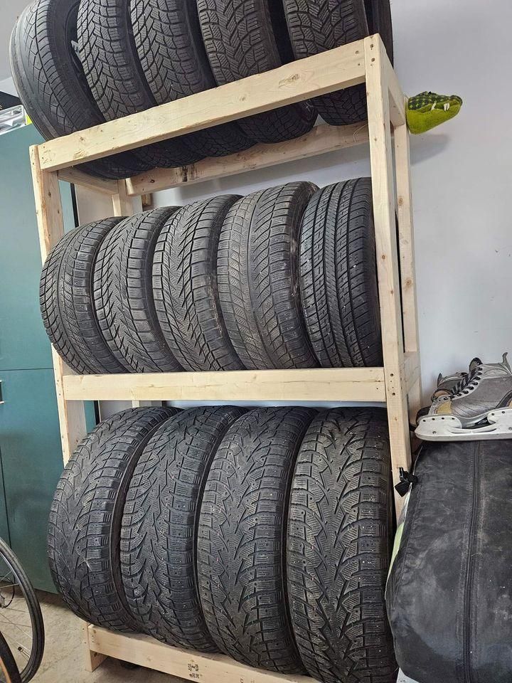 DIY Budget Tire Rack (or Shelves) for Your Garage : 5 Steps - Instructables