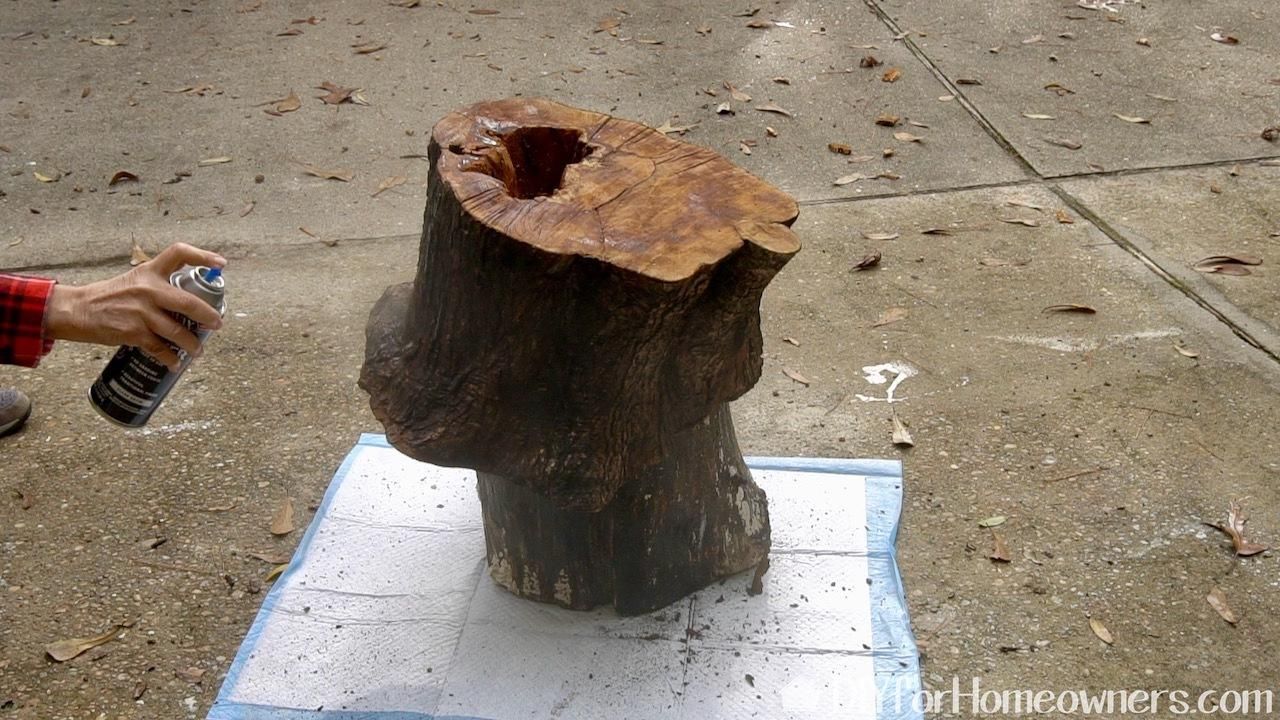 DIY Stump Foot Rest With Hidden Compartment : 5 Steps (with Pictures ...