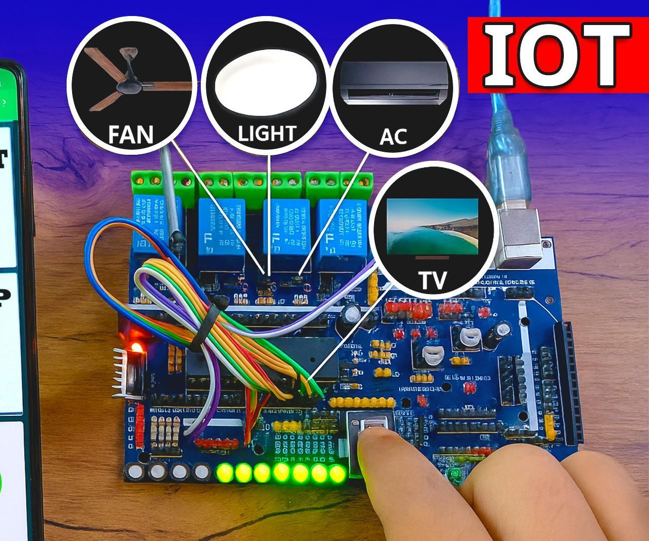 🔥 How to Make the Best IoT Project Using PIC16F877A | Bluetooth Controlled Relay System : 8 ...