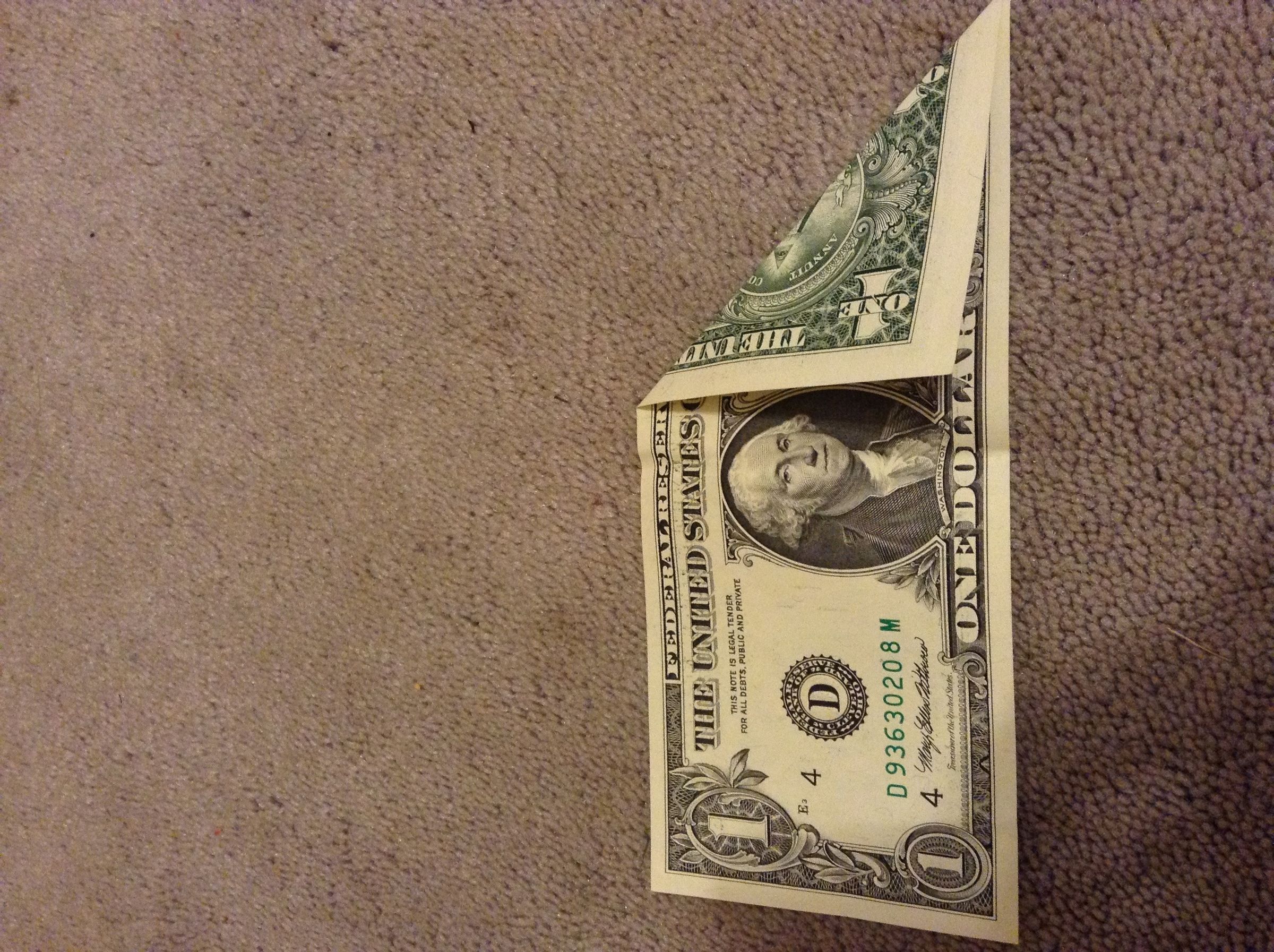Origami Using Money : 14 Steps - Instructables