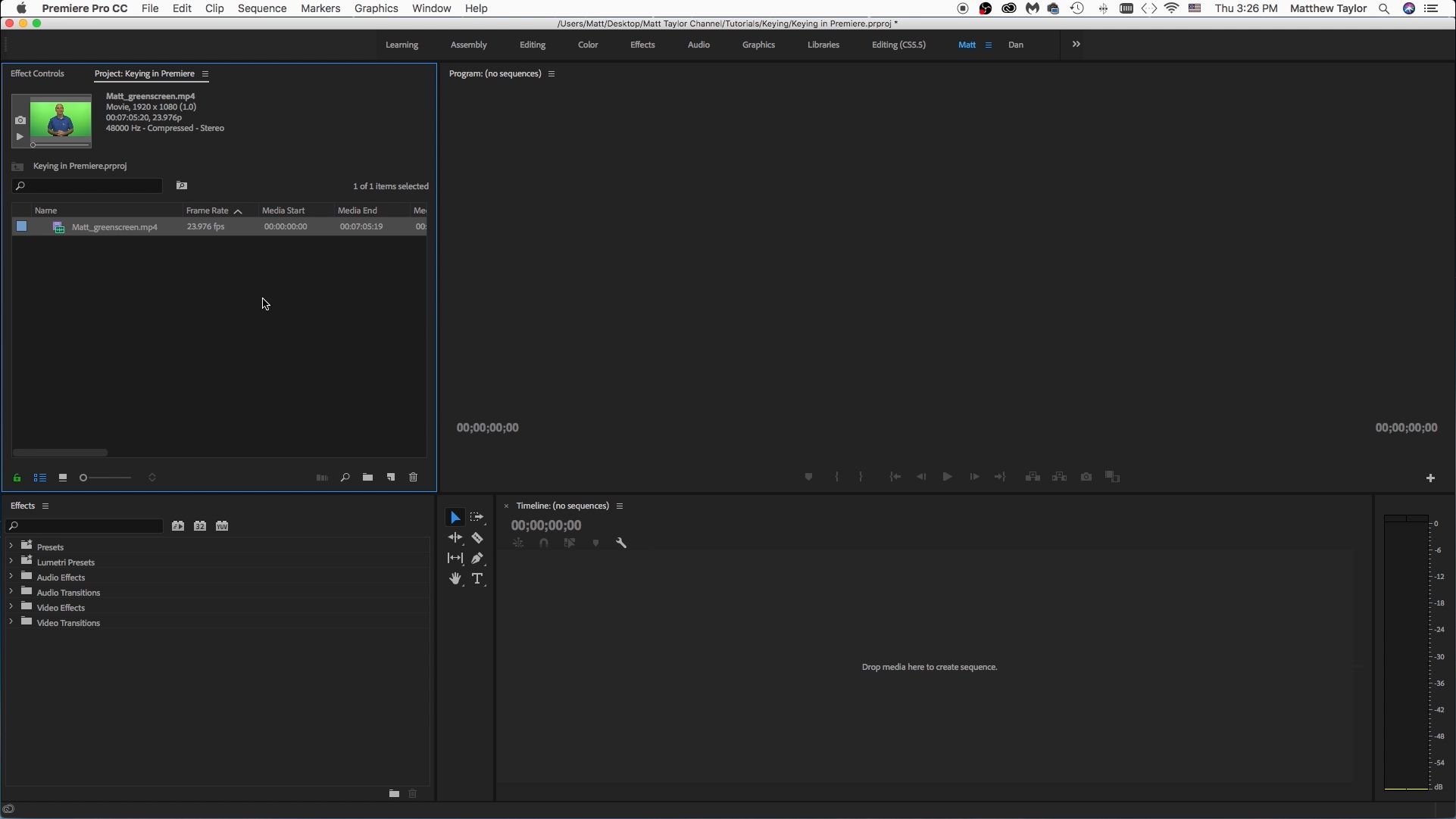 How to Remove Green Screen in Adobe Premiere Pro CC : 10 Steps (with ...