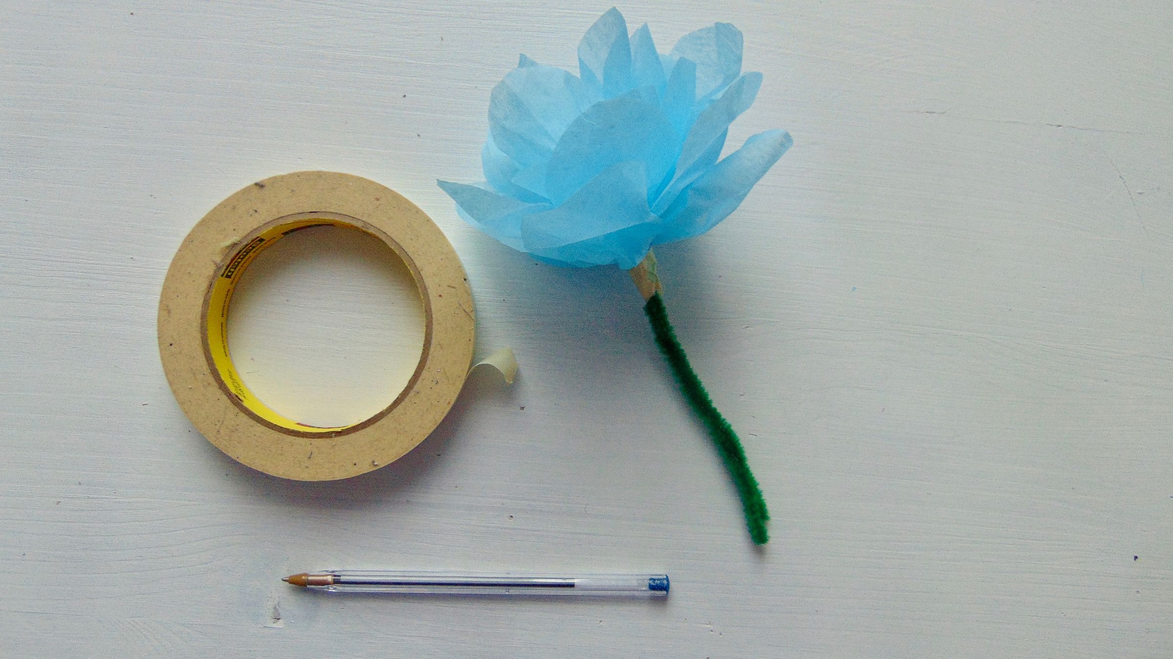 Easy Tissue Paper Flower Pen : 6 Steps (with Pictures) - Instructables