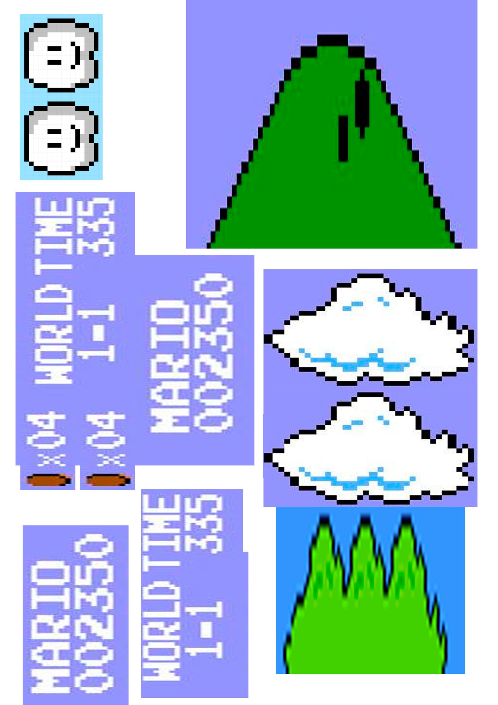 Super Mario World Bush