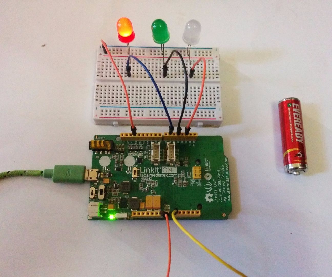 Linkit One Battery Tester : 4 Steps (with Pictures) - Instructables
