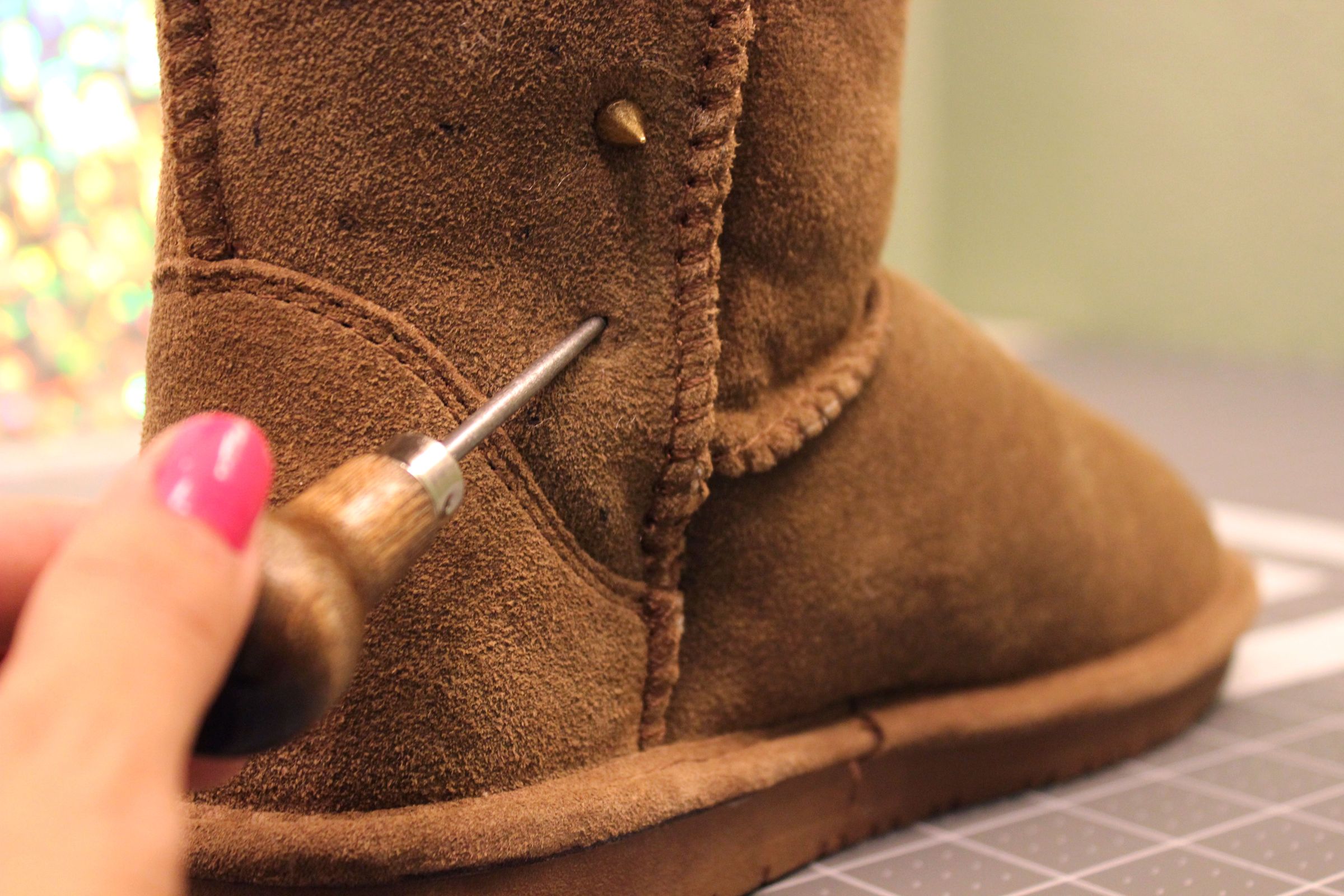 Customize Your Boots With Studs! : 4 Steps (with Pictures) - Instructables