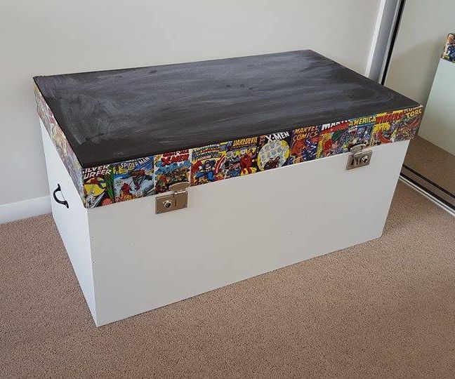 Upcycled Cartoon Toy Box With Chalk Board : 9 Steps - Instructables