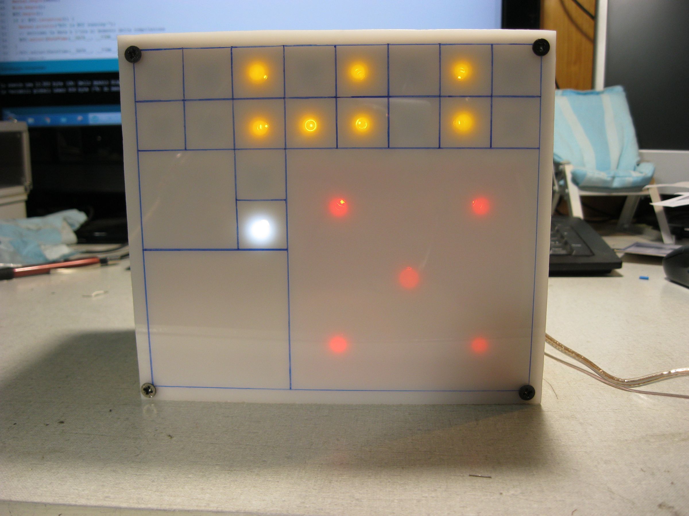 Geek Clock: FiBiNo Fibonacci Binary Arduino Clock : 8 Steps (with ...
