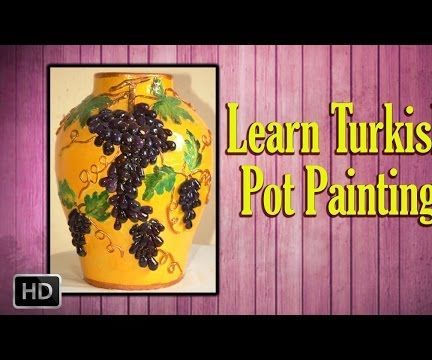 Learn Turkish Pot Painting - Basic Painting Techniques : 4 Steps ...