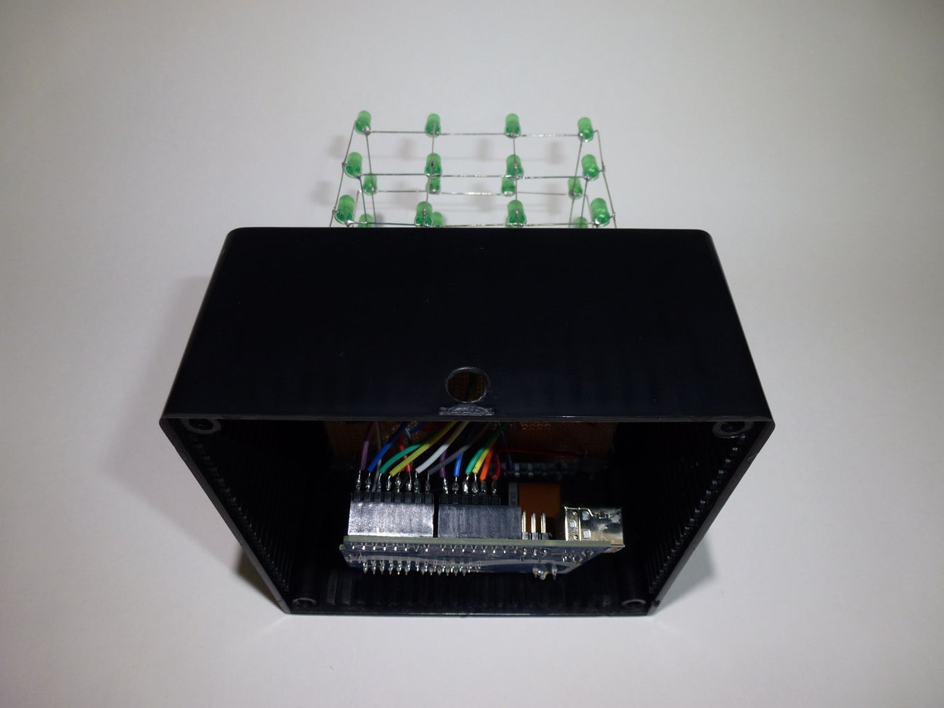 4x4x4 Led Cube Arduino Uno 7 Steps With Pictures Instructables