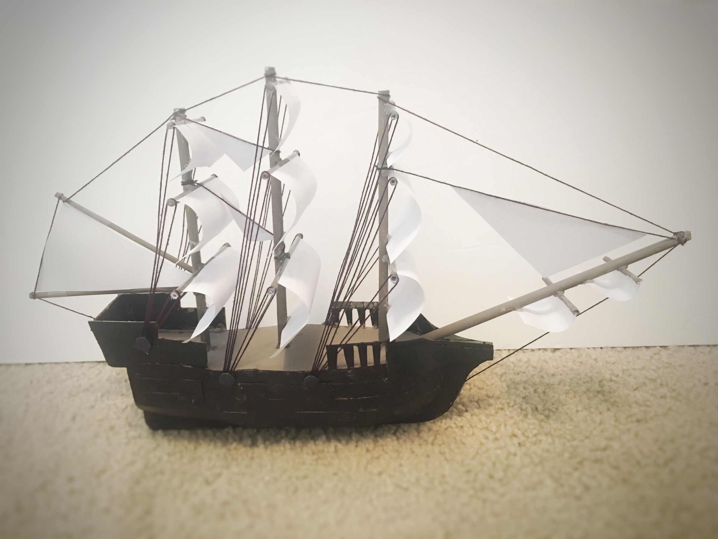 Model Ship From Paper and Cardboard : 15 Steps (with Pictures ...