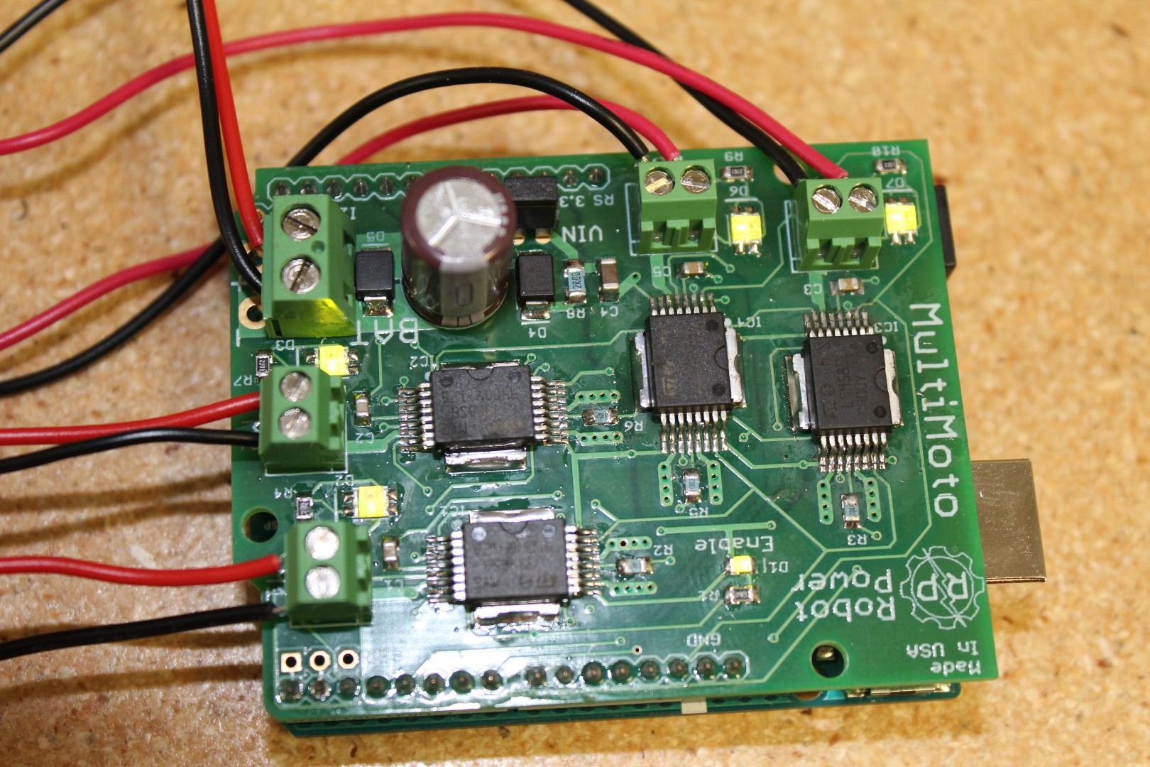 RobotPower MultiMoto Control Shield Guide : 3 Steps - Instructables