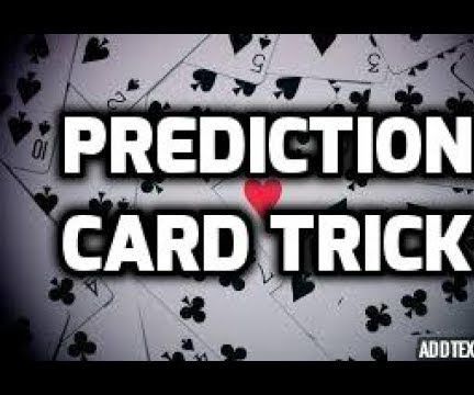 Mind Blowing Prediction Card Trick Revealed : 5 Steps (with Pictures ...