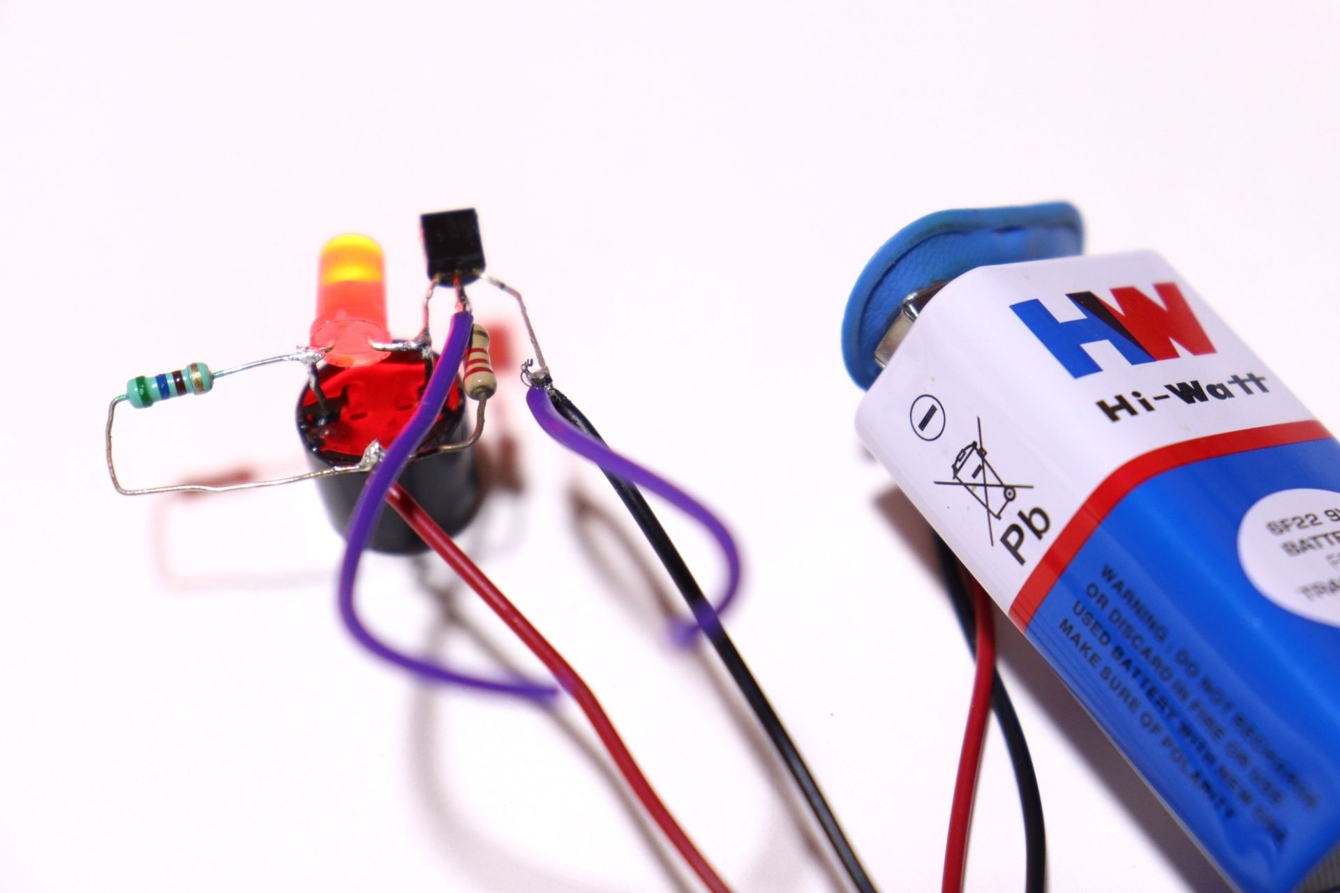 How to Make Wire Tripper Circuit Using BC547 Transistor : 8 Steps ...