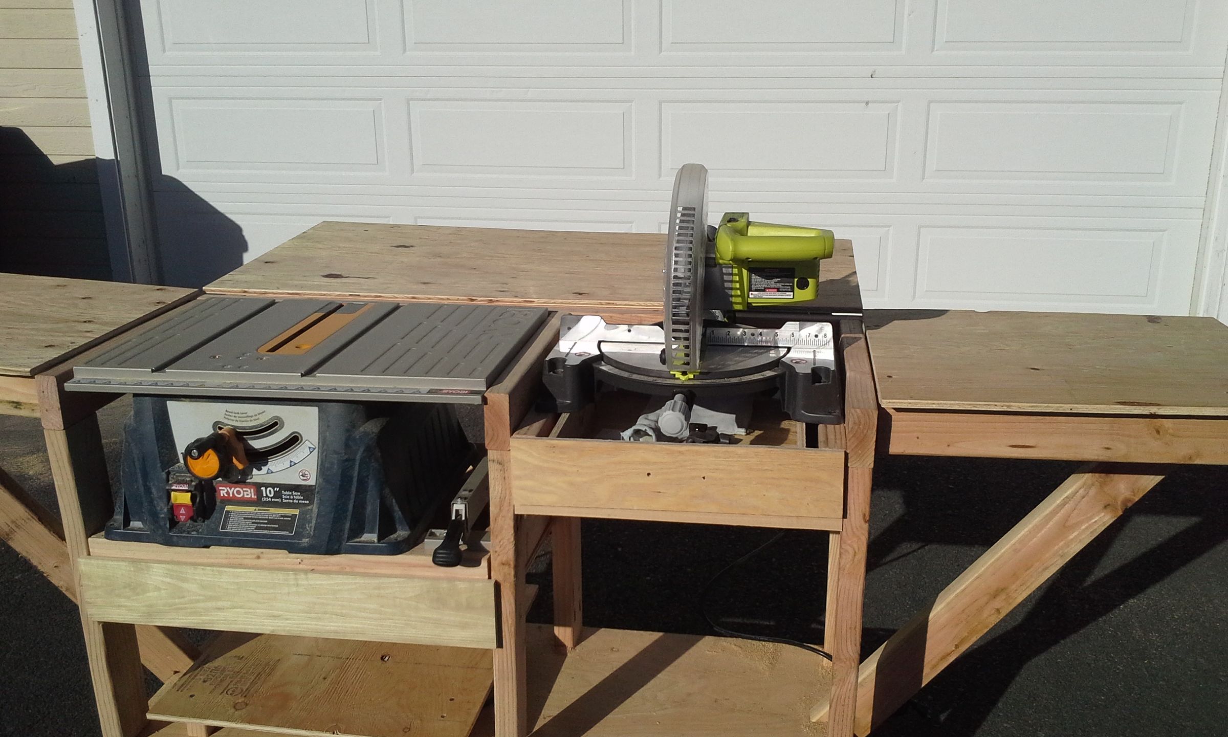 Table Saw and Miter Saw Cart : 6 Steps (with Pictures) - Instructables