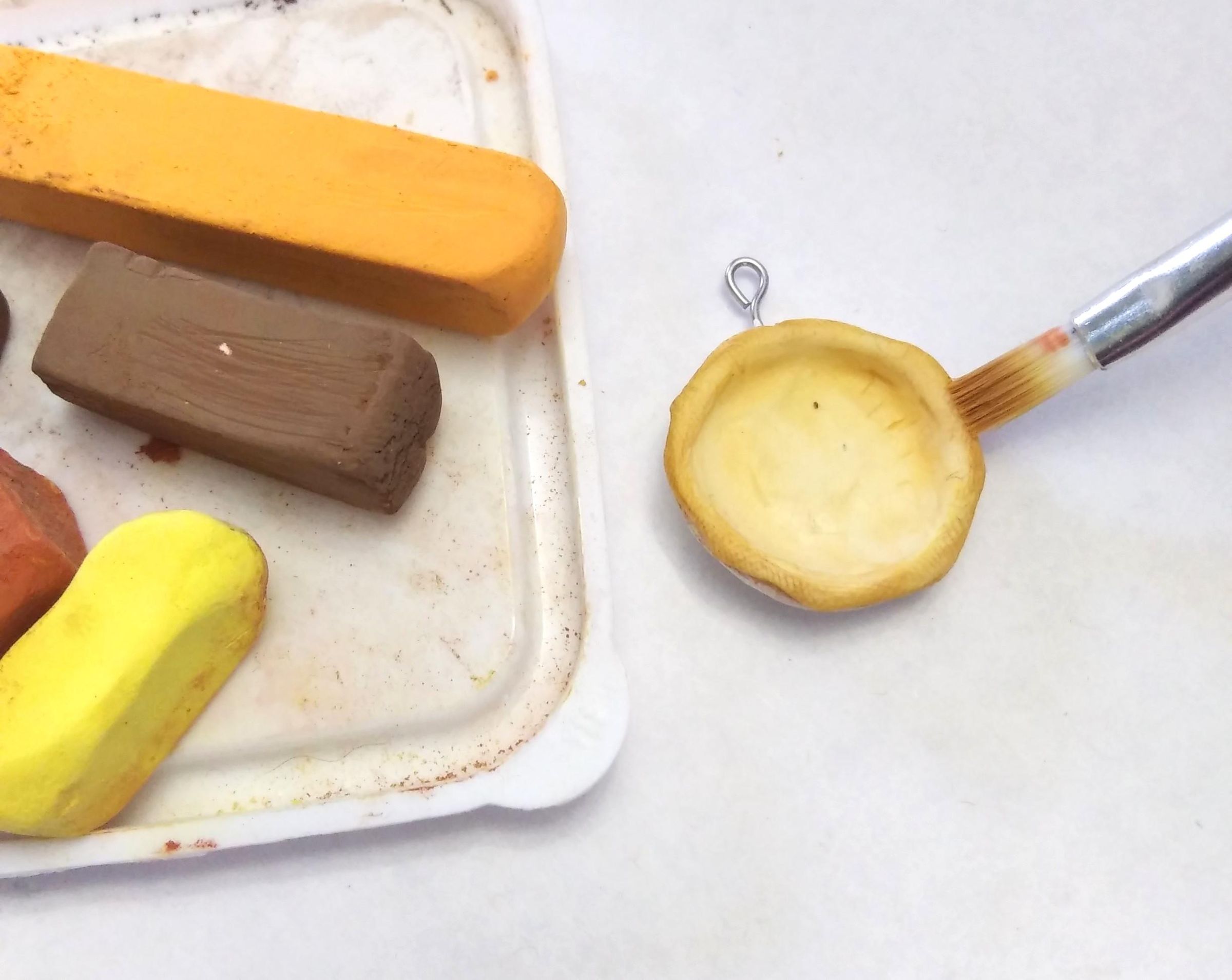 Pie Charms From Clay: Earrings, Necklace, Etc. : 12 Steps (with ...