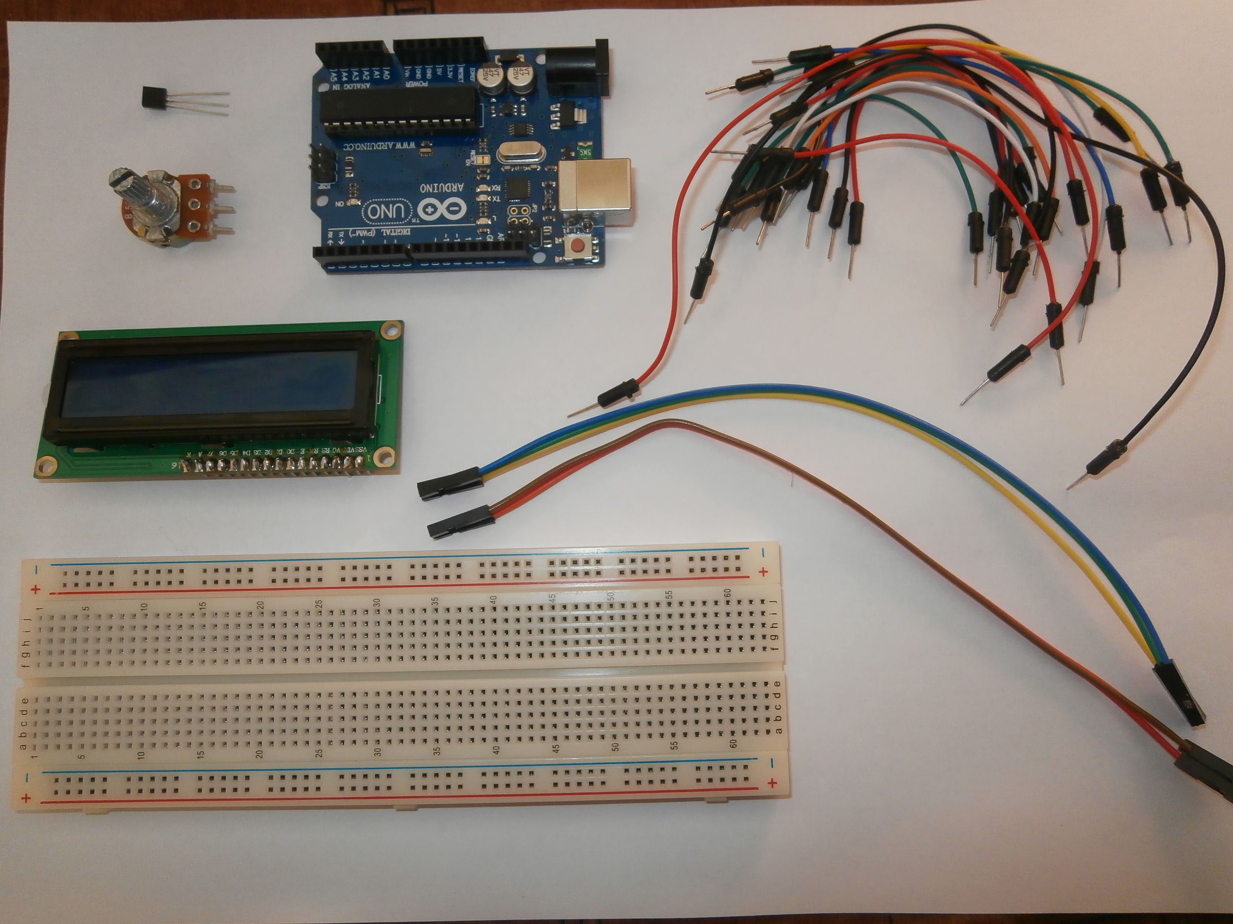 Making LCD Thermometer With Arduino and LM35/36 : 3 Steps (with ...
