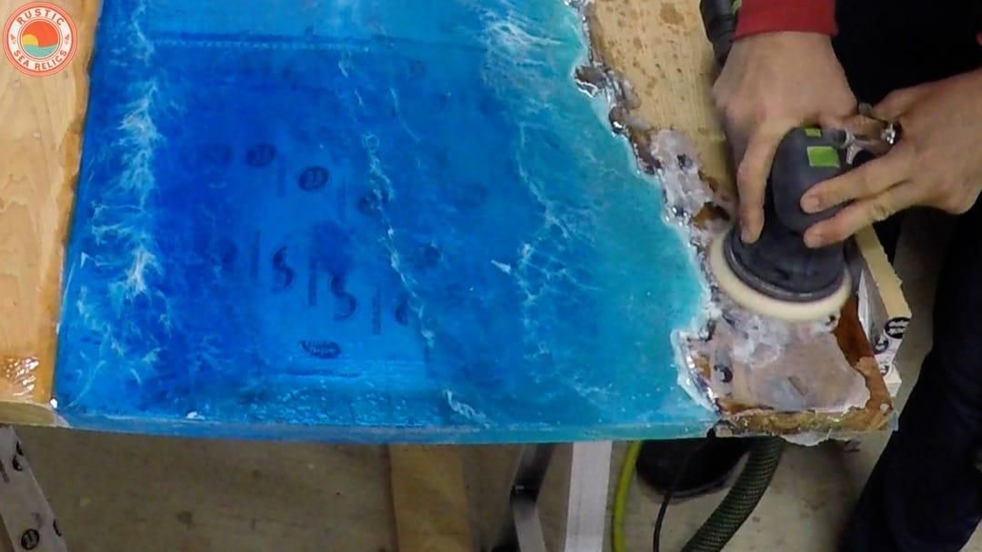 How to Make Epoxy Resin Ocean Art With Waves : 14 Steps (with Pictures ...