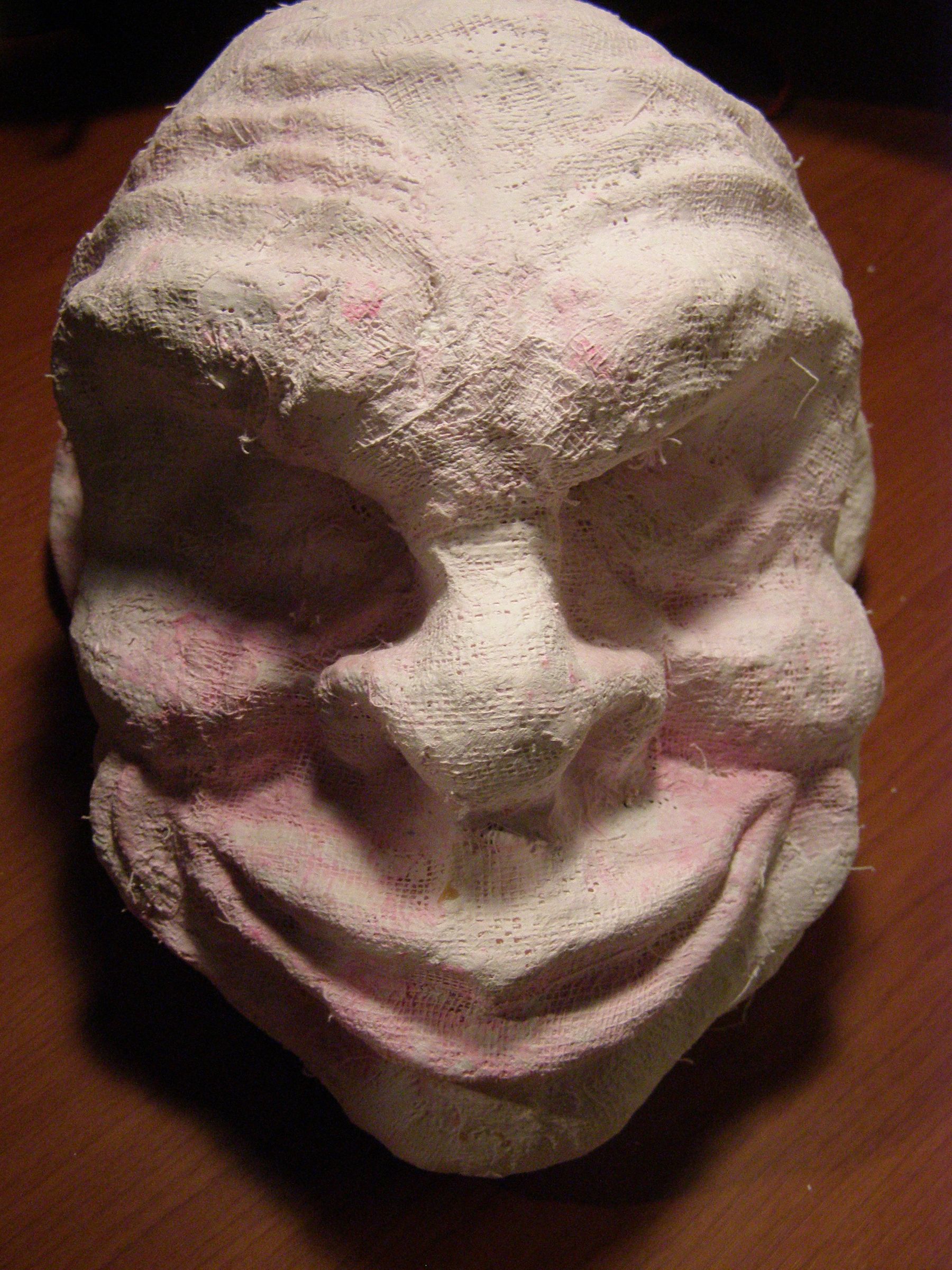 Terrifying High-quality Masks (Plaster of Paris) : 10 Steps (with ...