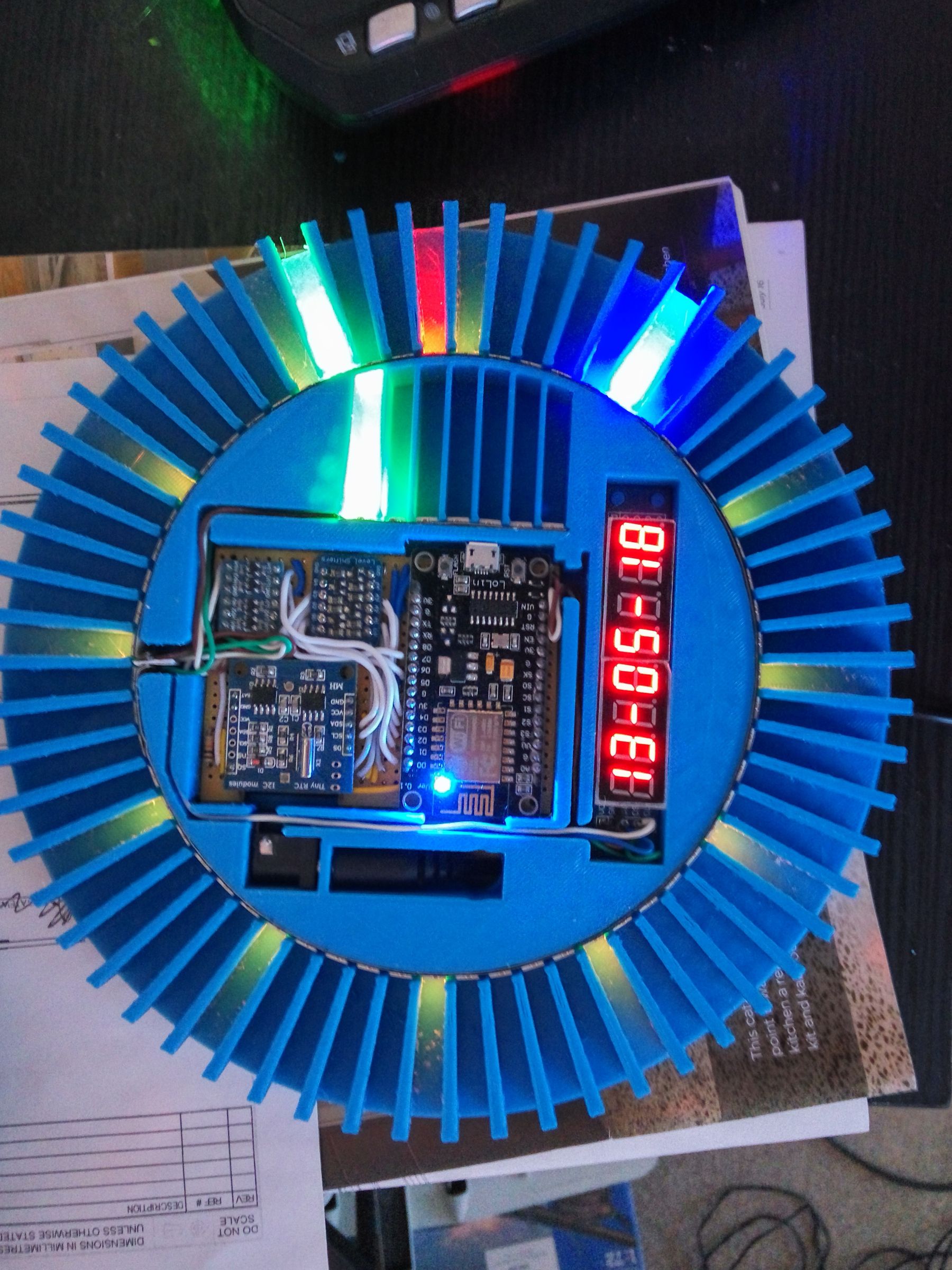 NeoPixel Clock : 10 Steps (with Pictures) - Instructables
