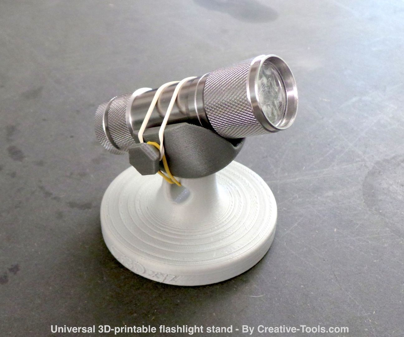Universal 3D-printable Flashlight Stand - Instructables