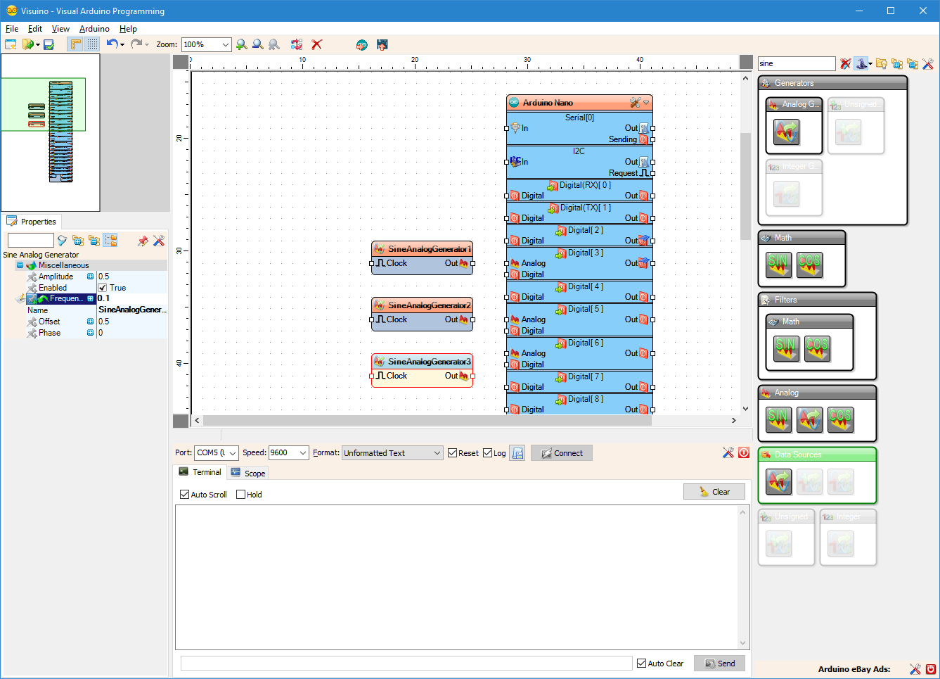 Arduino Nano and Visuino: Animate the Colors of RGB LED : 7 Steps (with ...