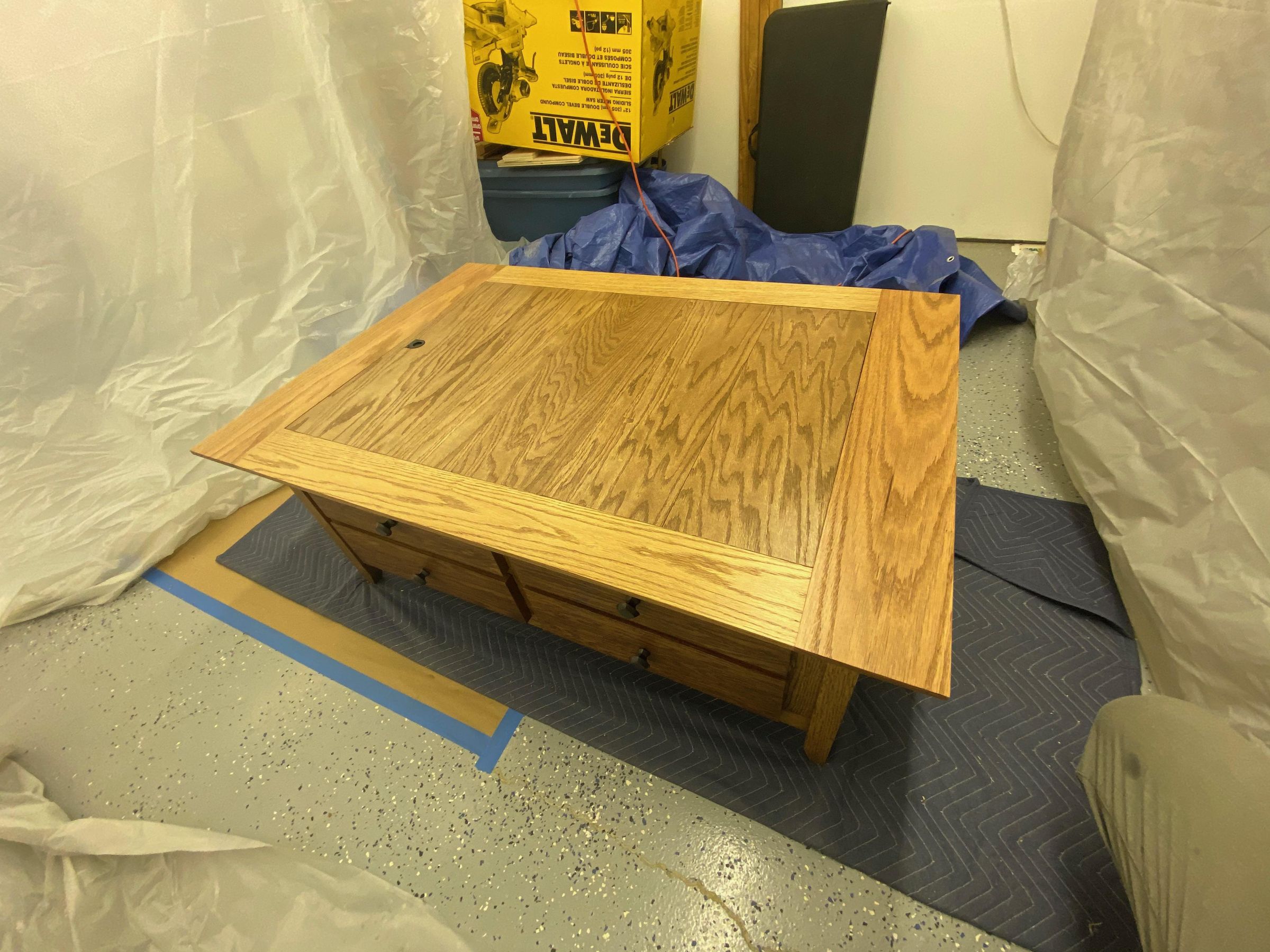 Gaming Coffee Table With Hidden Gaming Area : 4 Steps (with Pictures ...