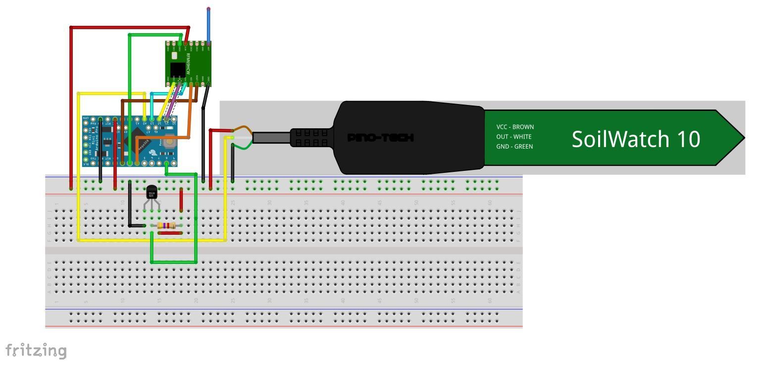 LORA Temperature and Soil Moisture Sensor : 6 Steps - Instructables