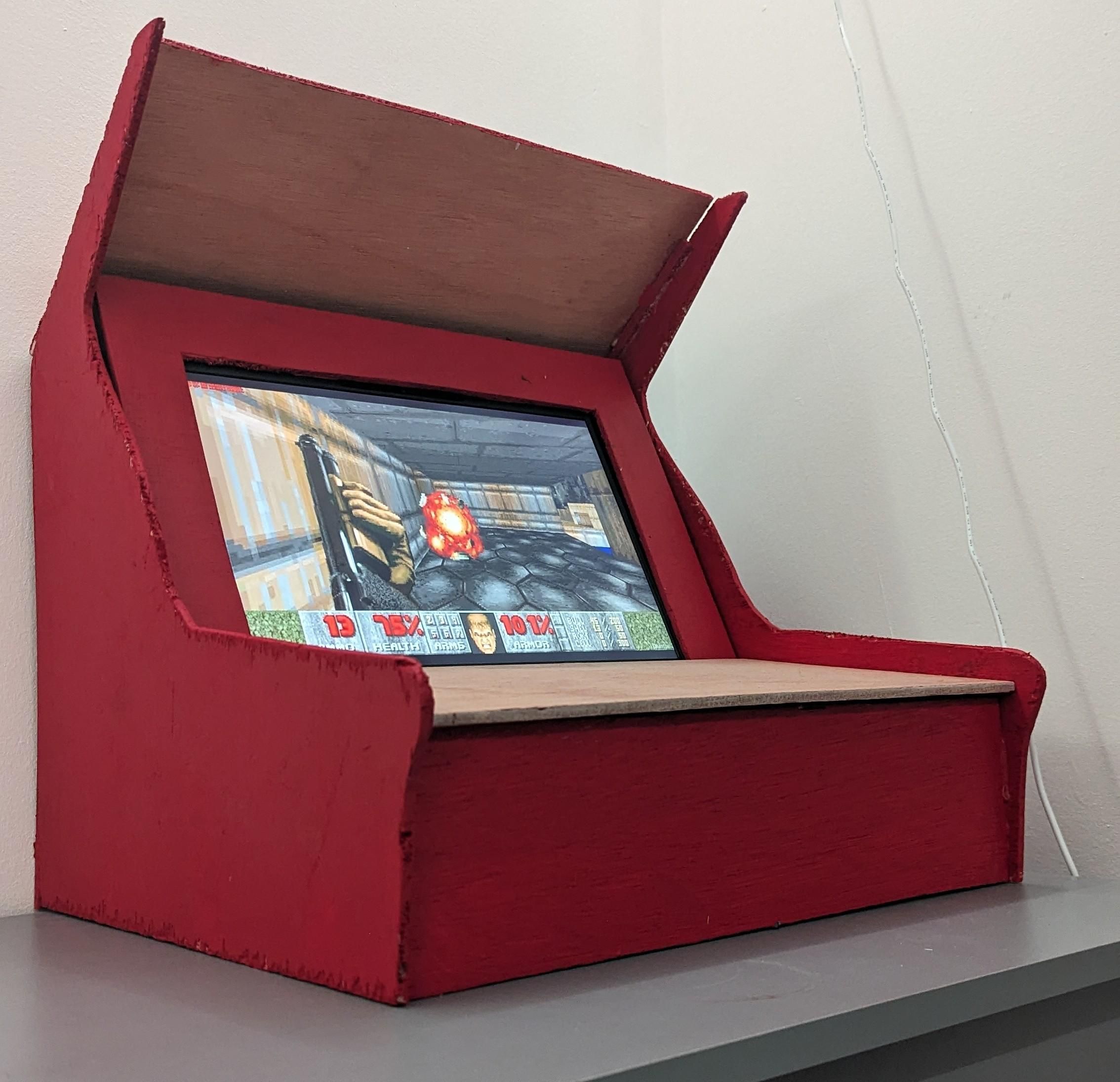 DOOM 1993 Custom Arcade Machine With Laptop Display : 14 Steps (with ...